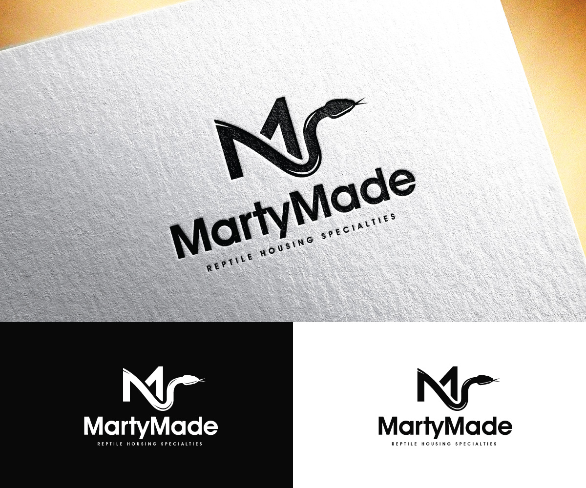 Logo Design for "MartyMade" RHS or Reptile Housing Specialties -Im open ...