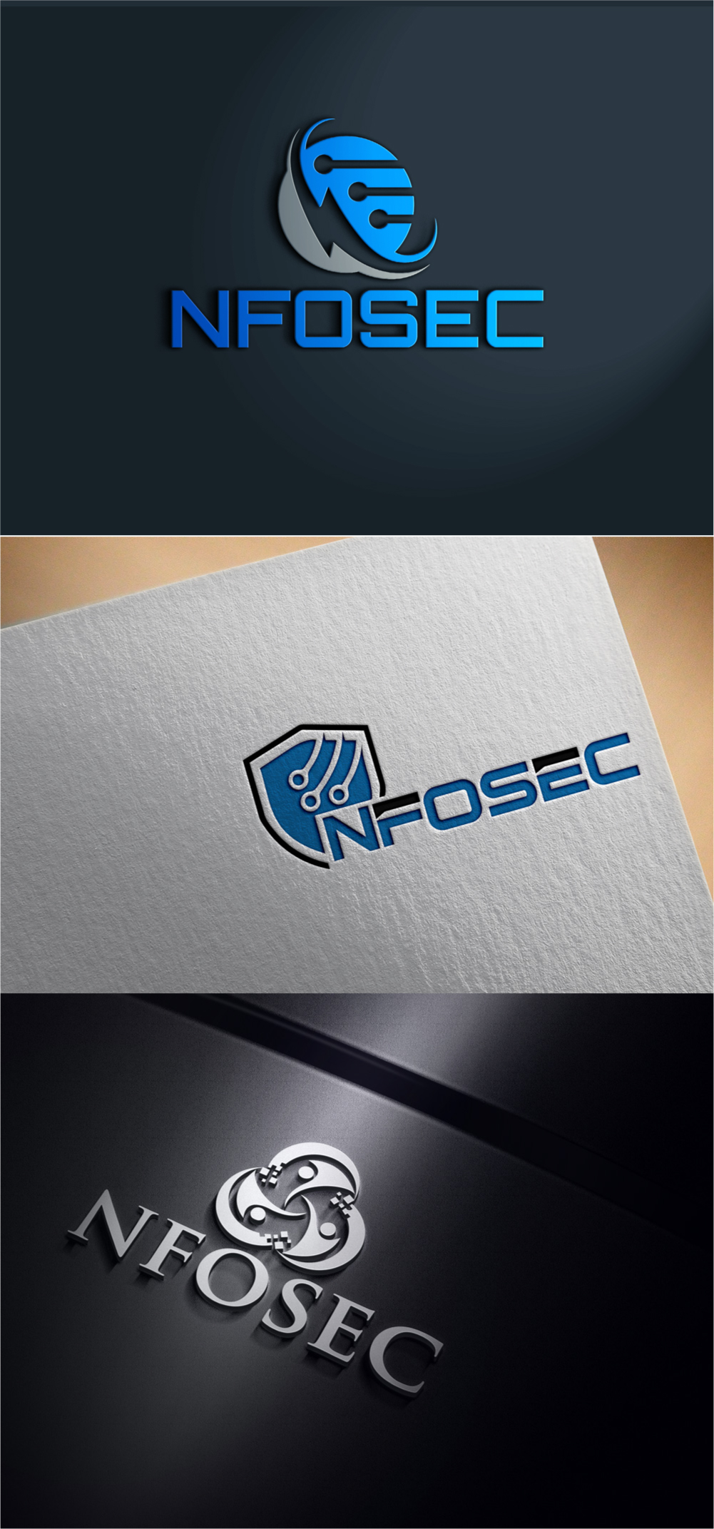 Modern, Professional, IT Security Logo Design for nfosec by creativee ...