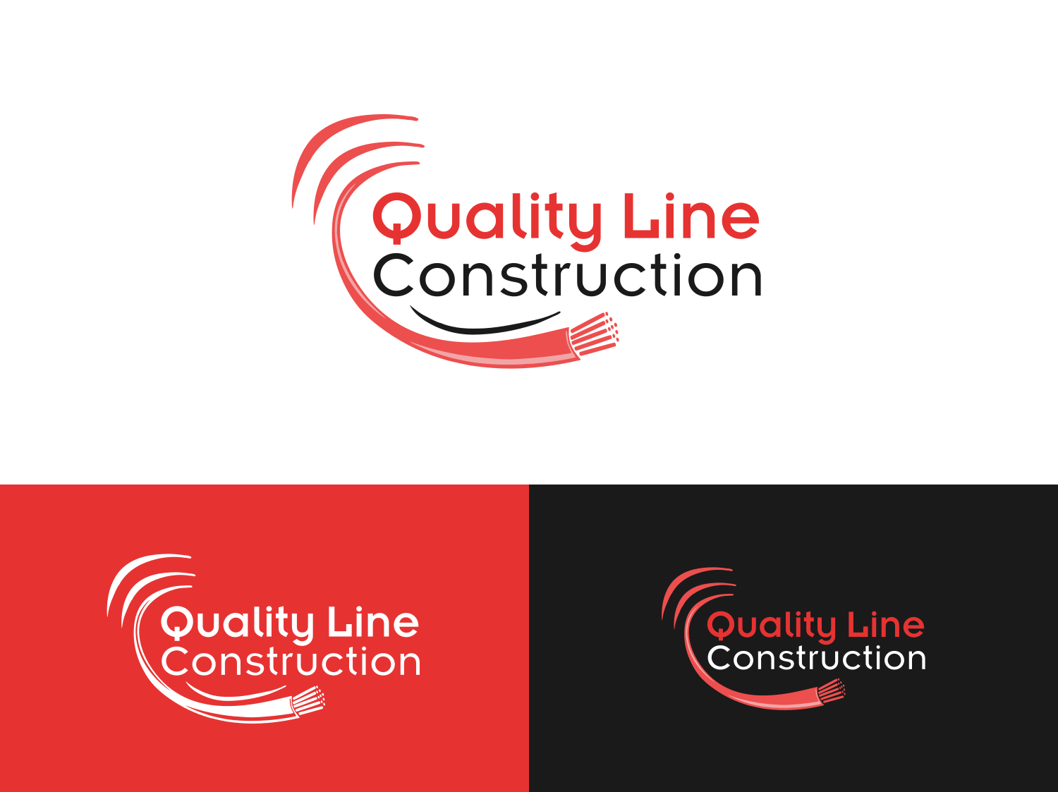 Elegant, Playful, Powerline Construction Logo Design for Quality Line ...