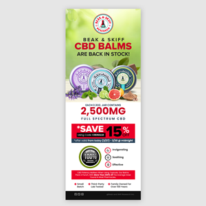 CBD Balm Sale | 21 Flyer Designs for a business in United States