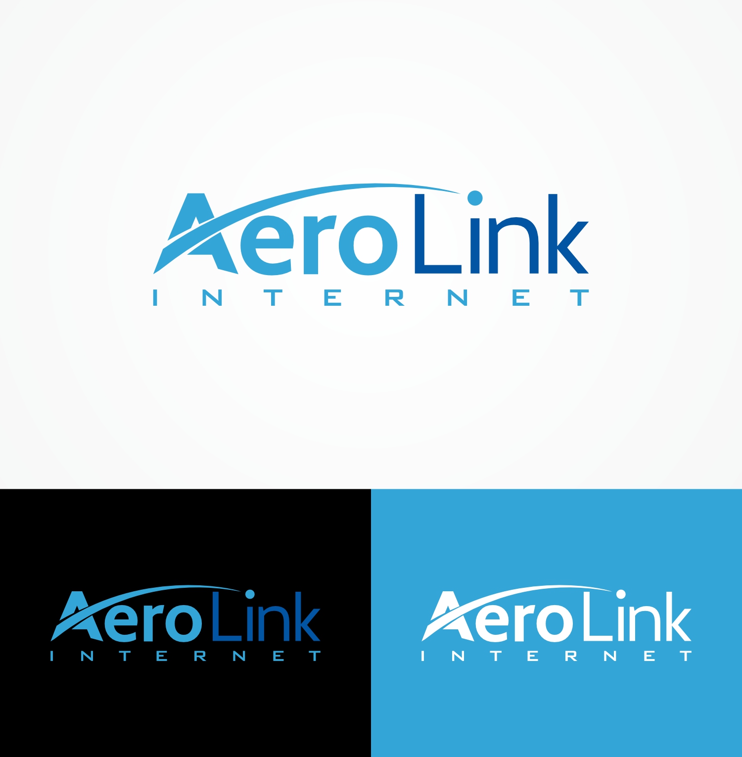 Serious, Modern, Internet and communications Logo Design for Aero Link ...