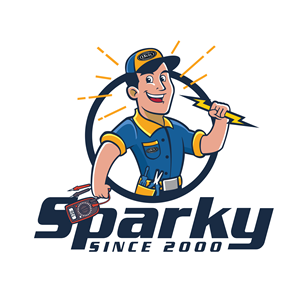Sparky Mascot with name | 5 Logo Designs for Since 2000 Sparky
