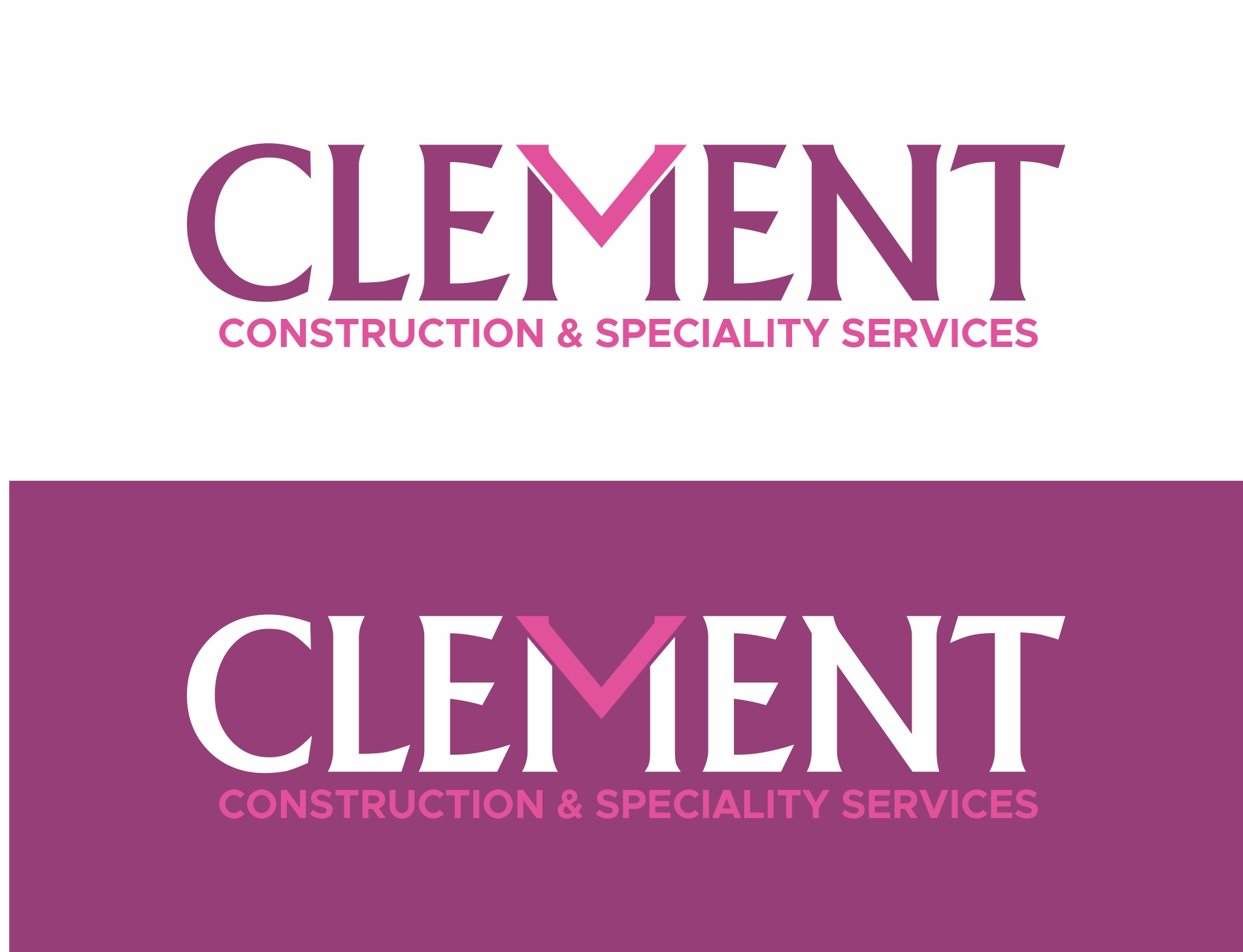 Bold, Serious, Constrction Logo Design for Clement Construction and Specialty Services by Moses ...