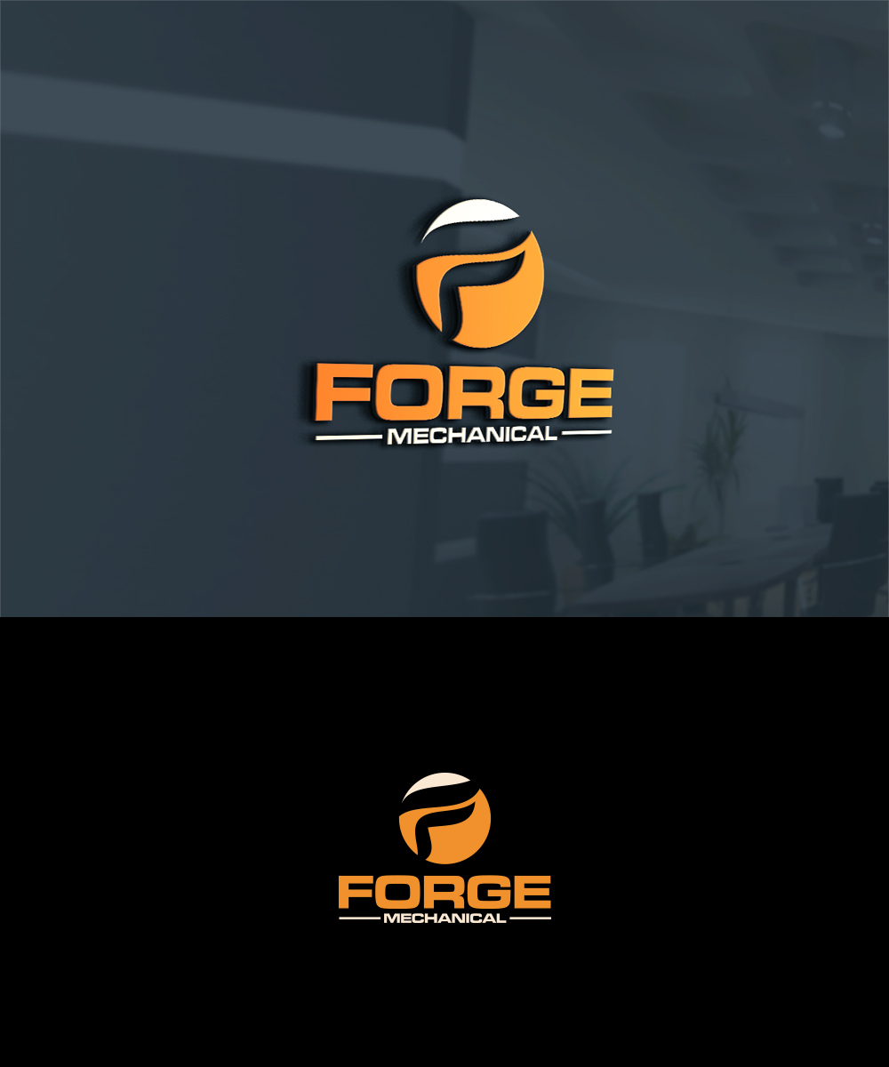 Bold, Modern, Plumbing and hvac Logo Design for Forge Mechanical by icreate1 | Design #30257855