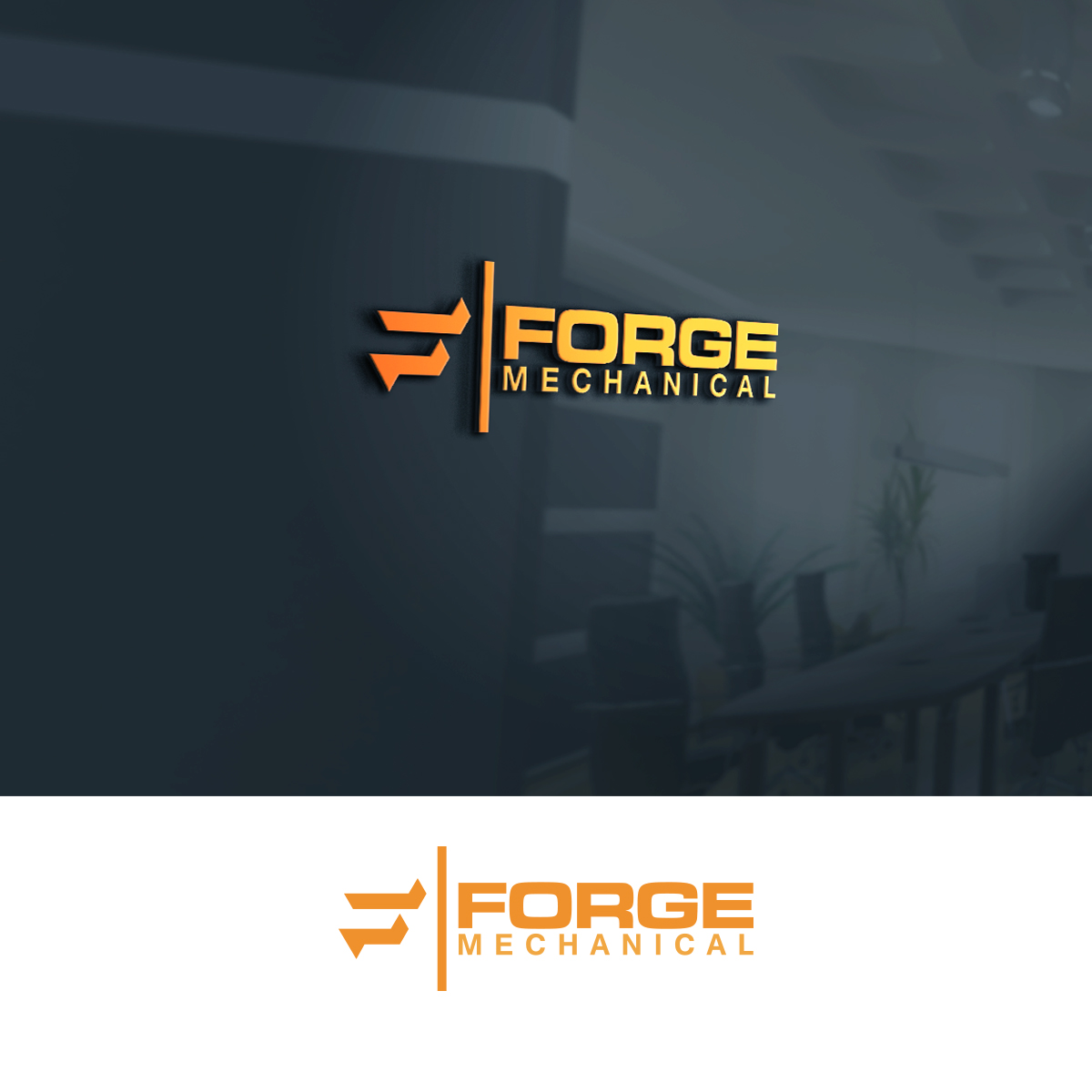 Bold, Modern, Plumbing and hvac Logo Design for Forge Mechanical by alikahoon9 | Design #30257176