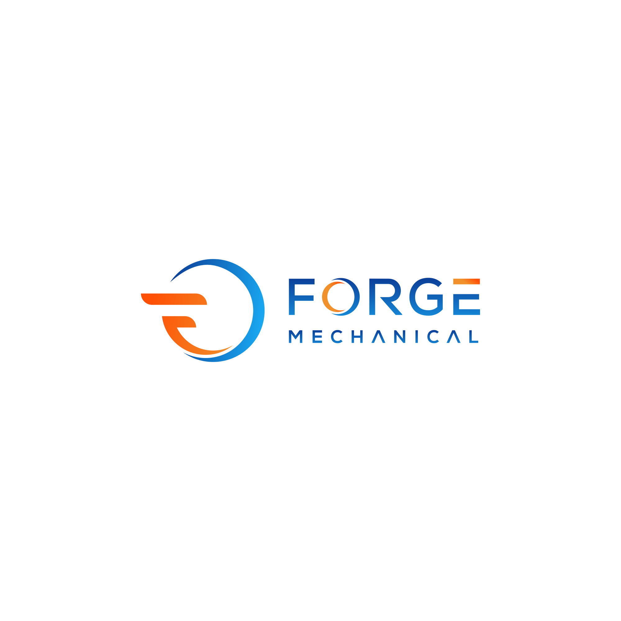 Bold, Modern, Plumbing and hvac Logo Design for Forge Mechanical by ...