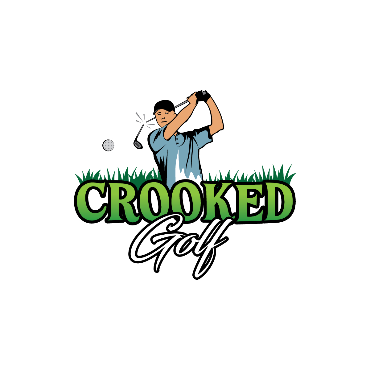 Playful, Elegant, Golfing enthusiasts Logo Design for Crooked Golf by ...