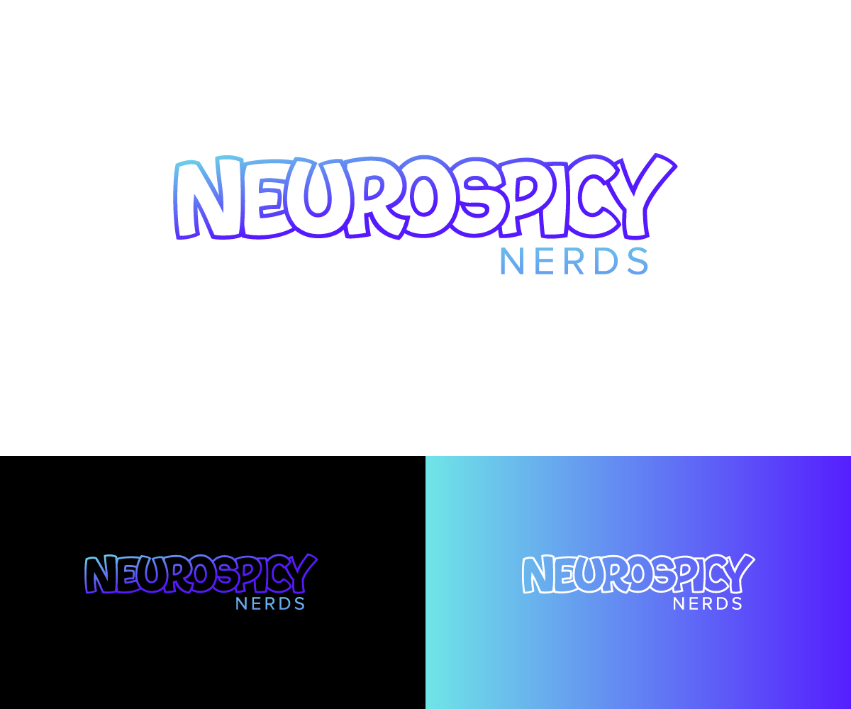 Colorful, Bold, Merch shop Logo Design for Neurospicy Nerds by ...