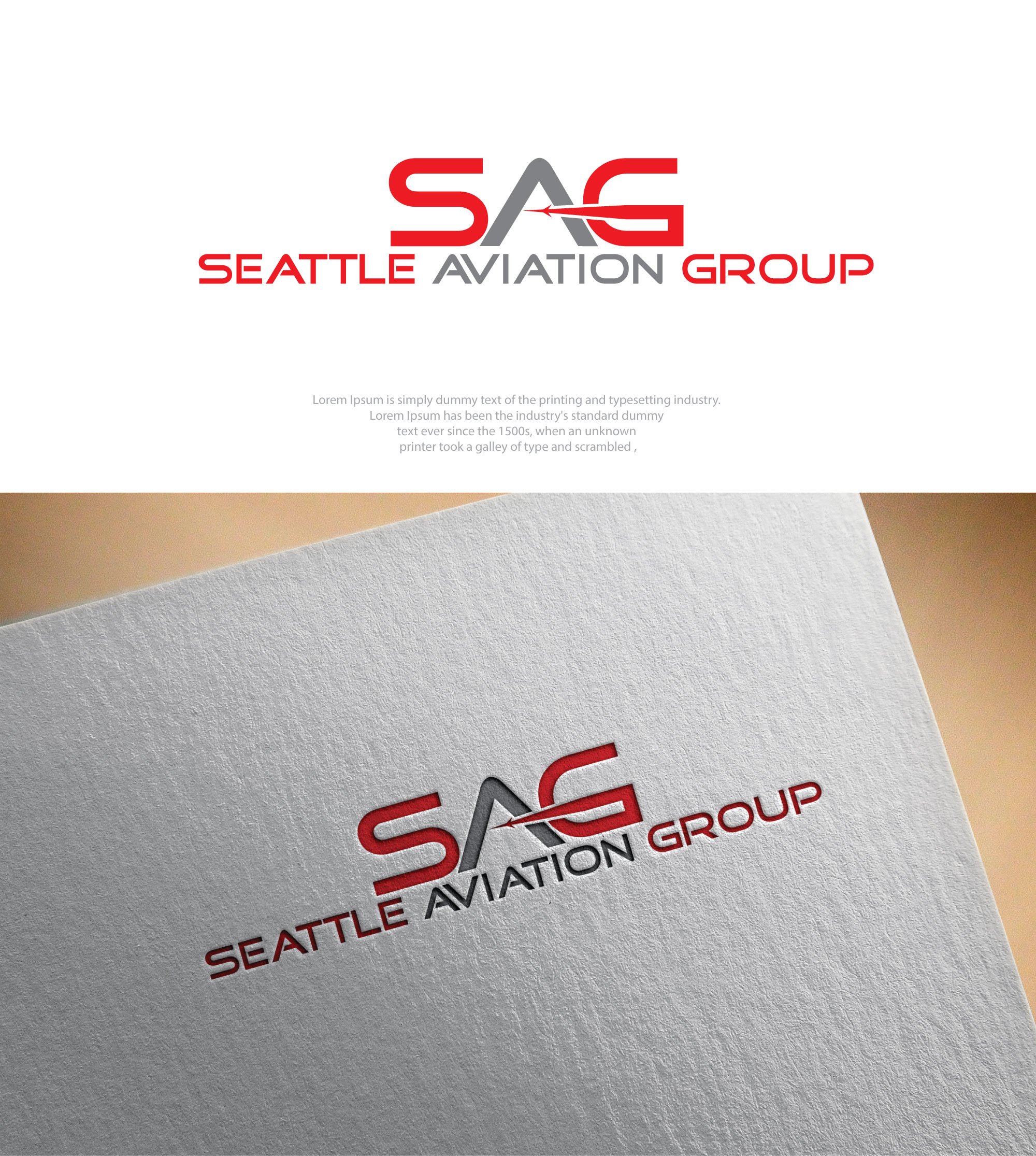 Logo Design for SAG & Seattle Aviation Group by nur321 | Design #30267556
