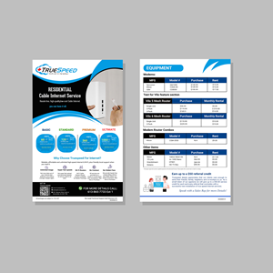 New Residential Cable Flyer Design | 33 Flyer Designs for a business in ...