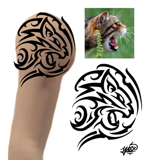 Secret Wildcat inspired shoulder tattoo. | 14 Tattoo Designs for a ...