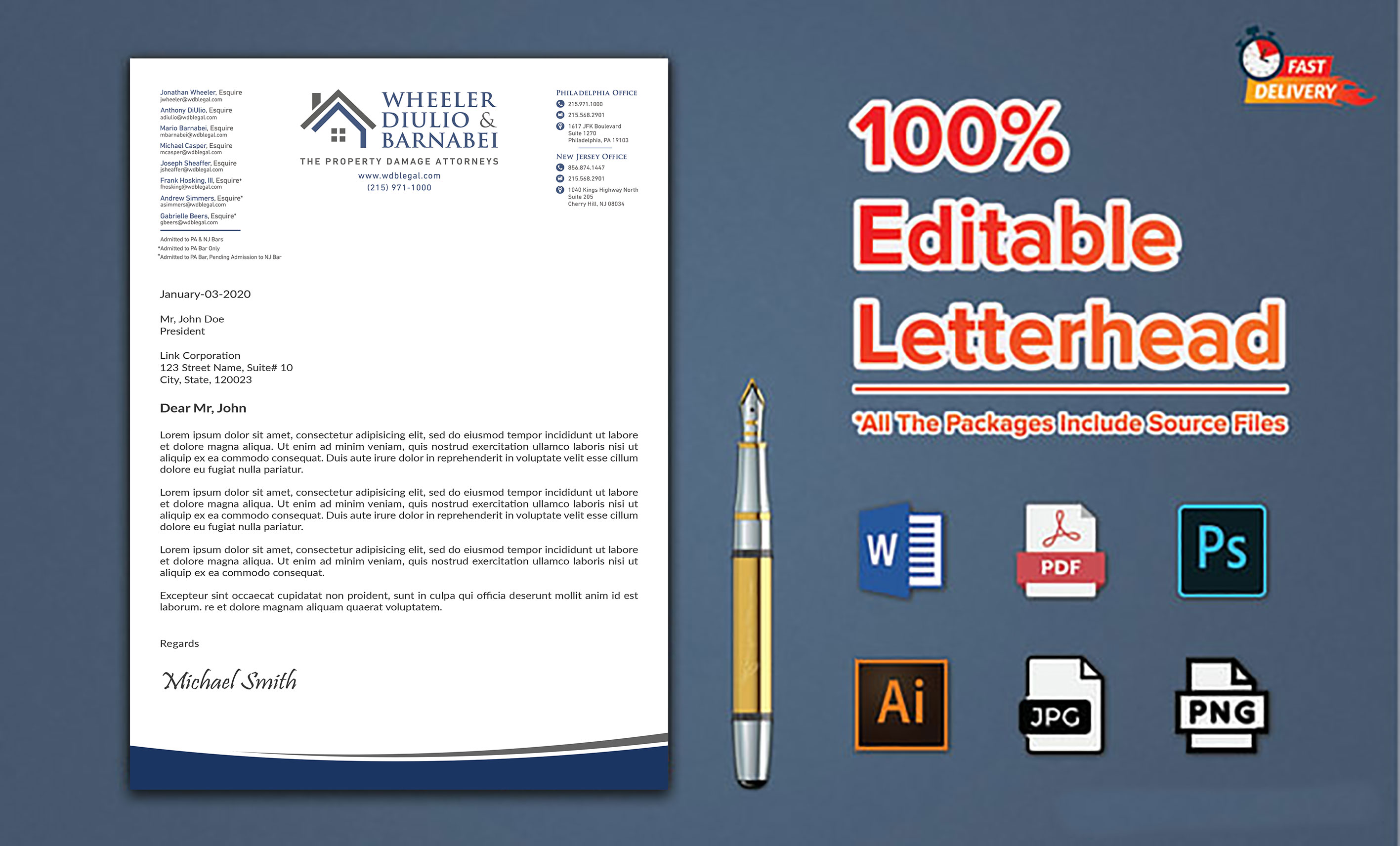 Serious, Traditional, Legal Letterhead Design for a Company by sadikul islam | Design #30297112