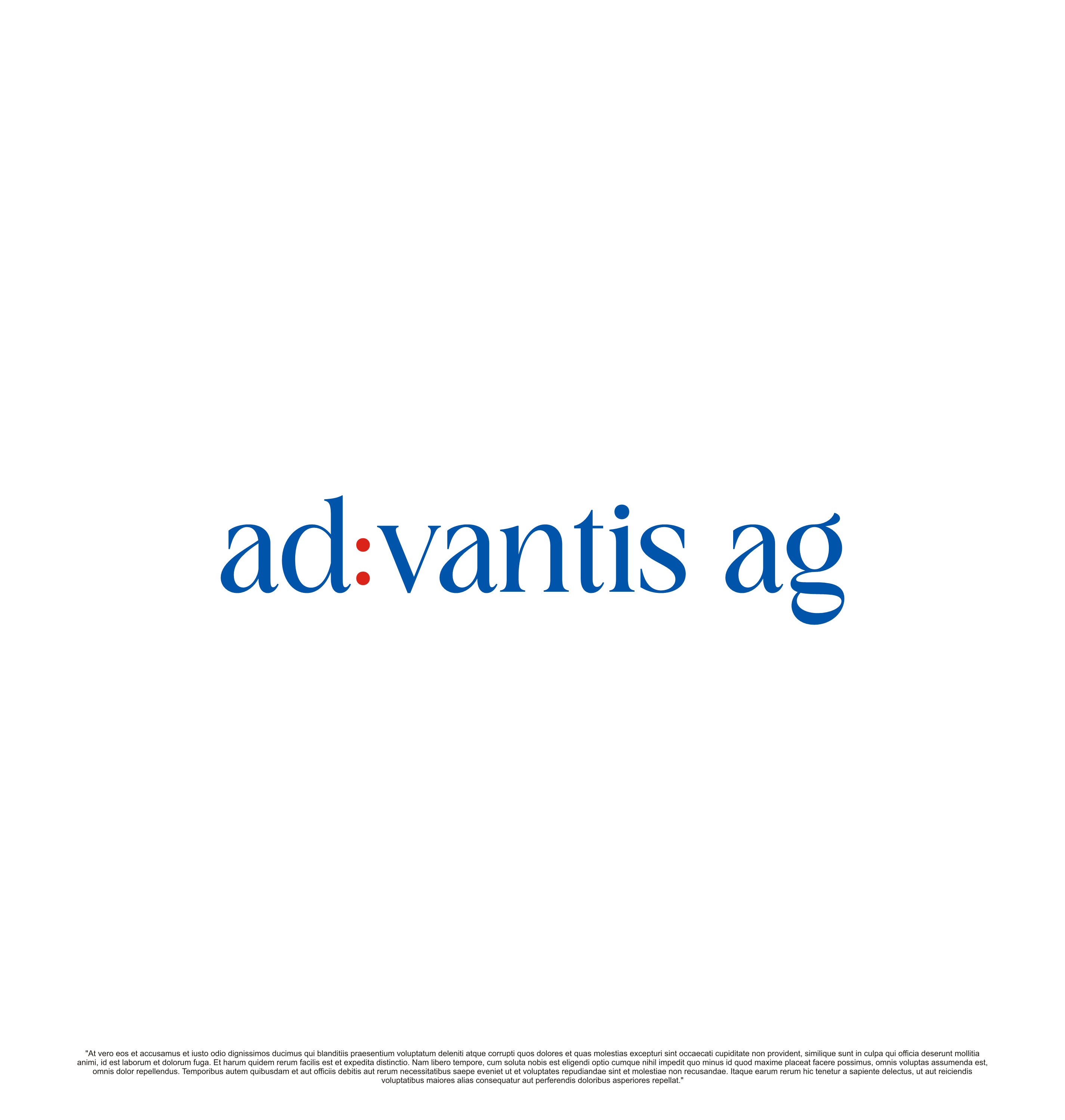Logo Design for ad:vantis ag by saesean | Design #30278607
