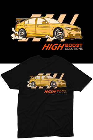 High boost solutions tshirt | 17 T-shirt Designs for DOUE
