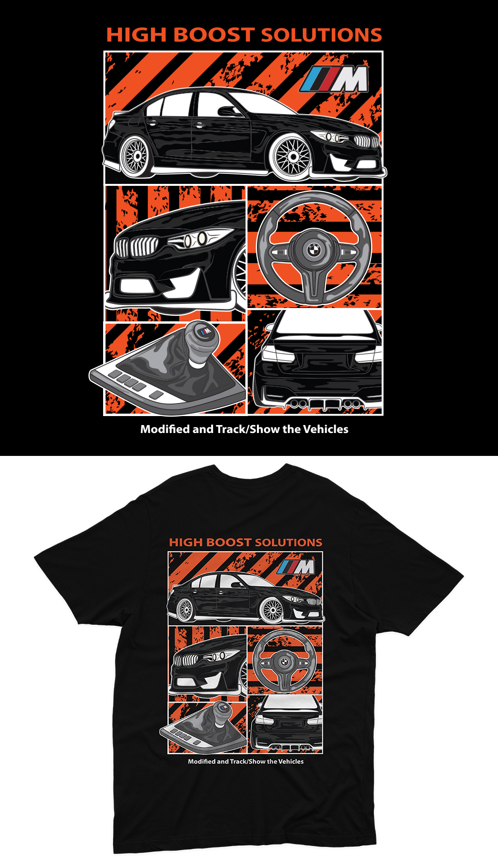 High boost solutions tshirt | 4 T-shirt Designs for DOUE