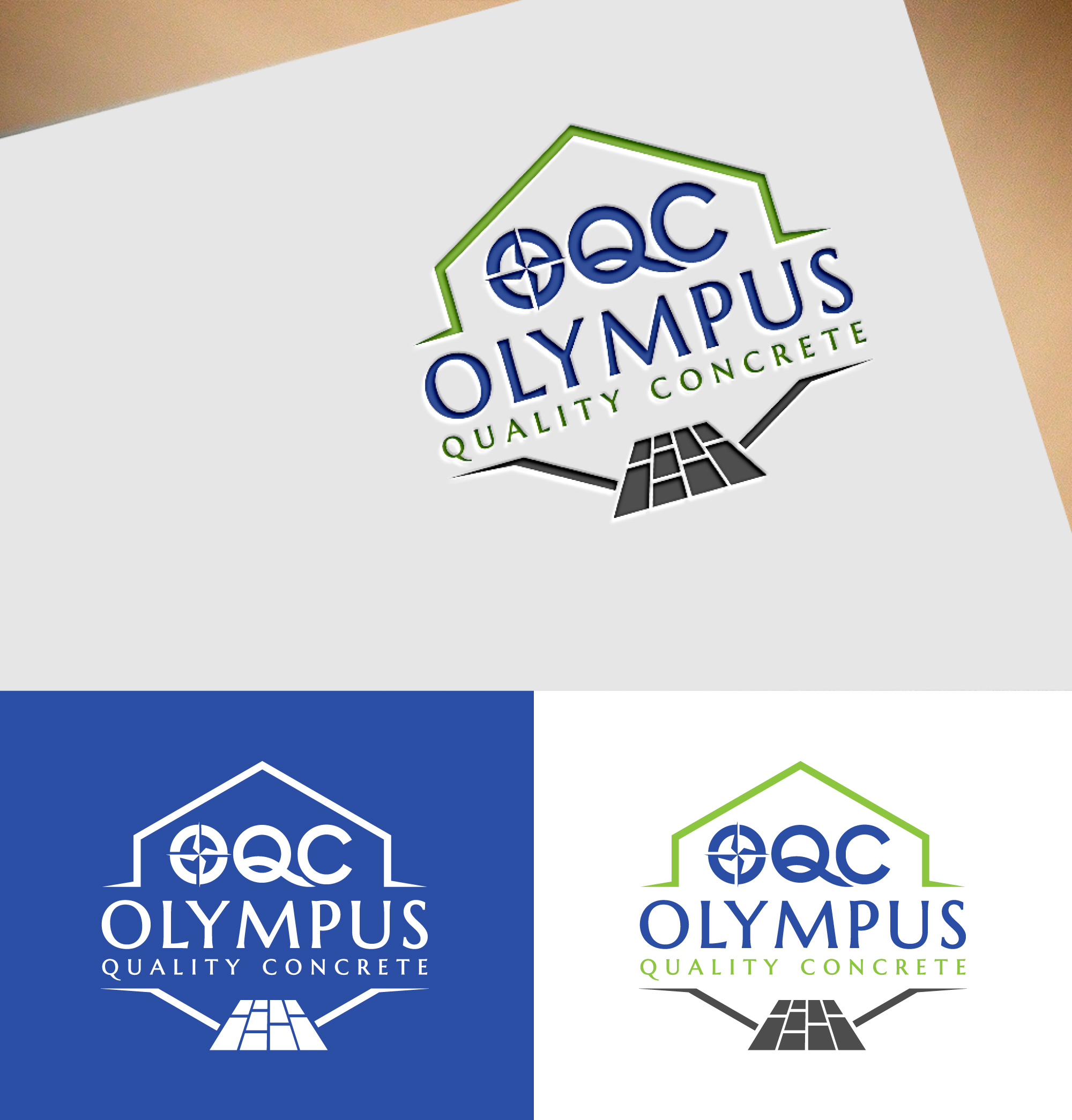 Traditional, Bold, construction Logo Design for Olympus Quality ...