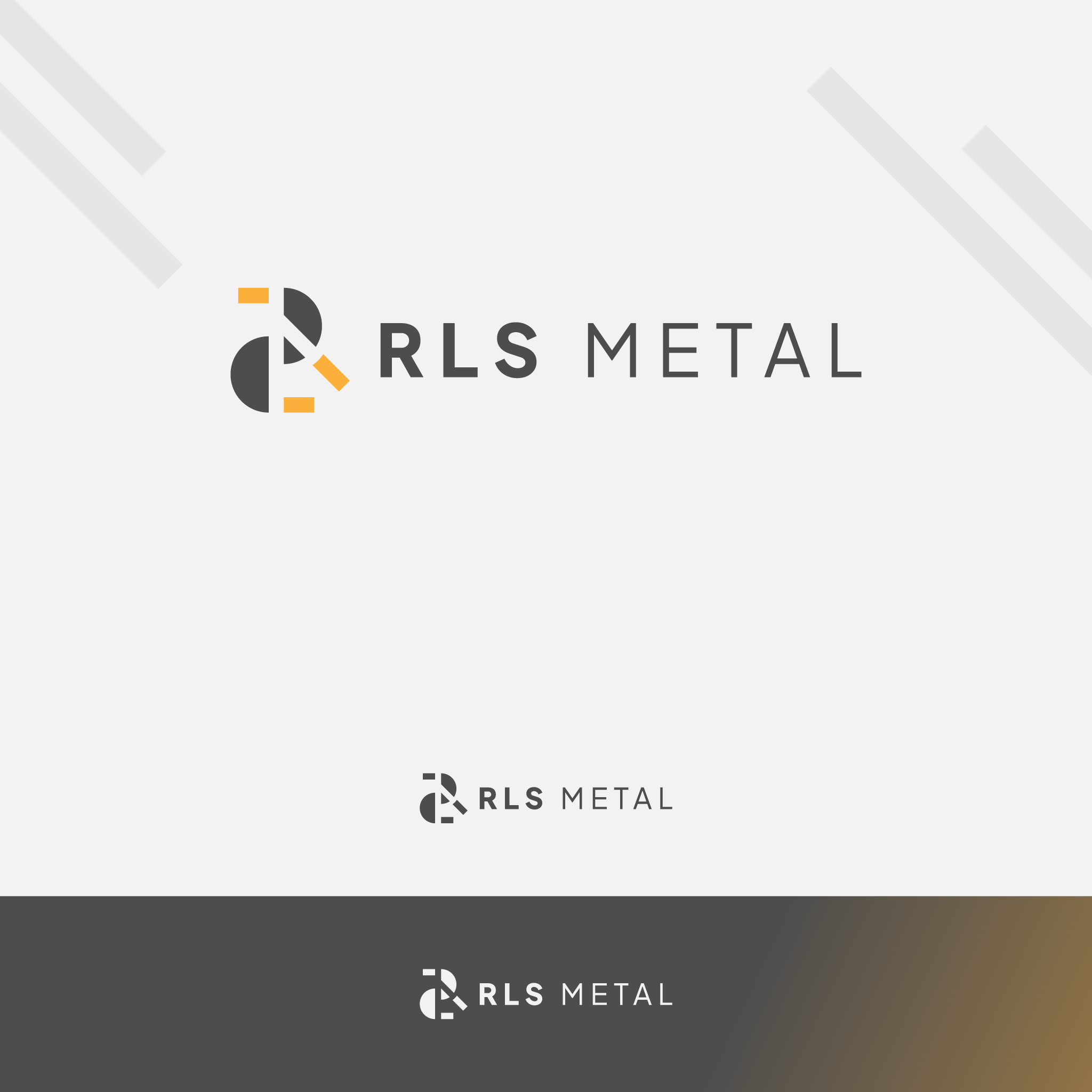 Masculine, Conservative, Metallgewerbe (B2B) Logo Design for RLS Metal ...