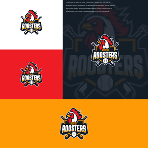 Logo design for baseball team called ROWDY ROOSTERS | 113 Logo Designs ...