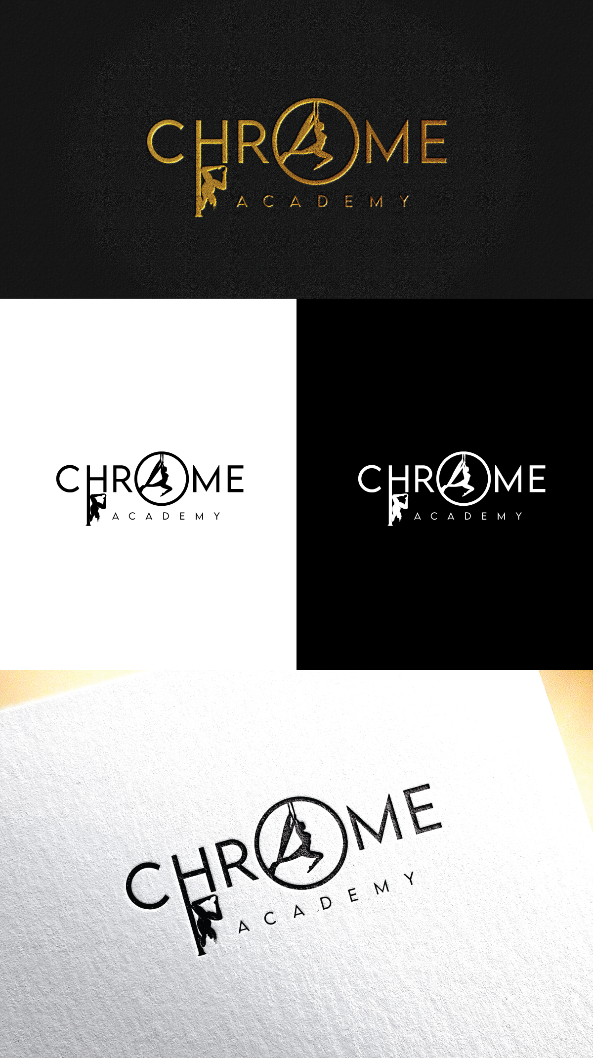 Playful, Upmarket, Dance and fitness Logo Design for Chrome Academy by ...