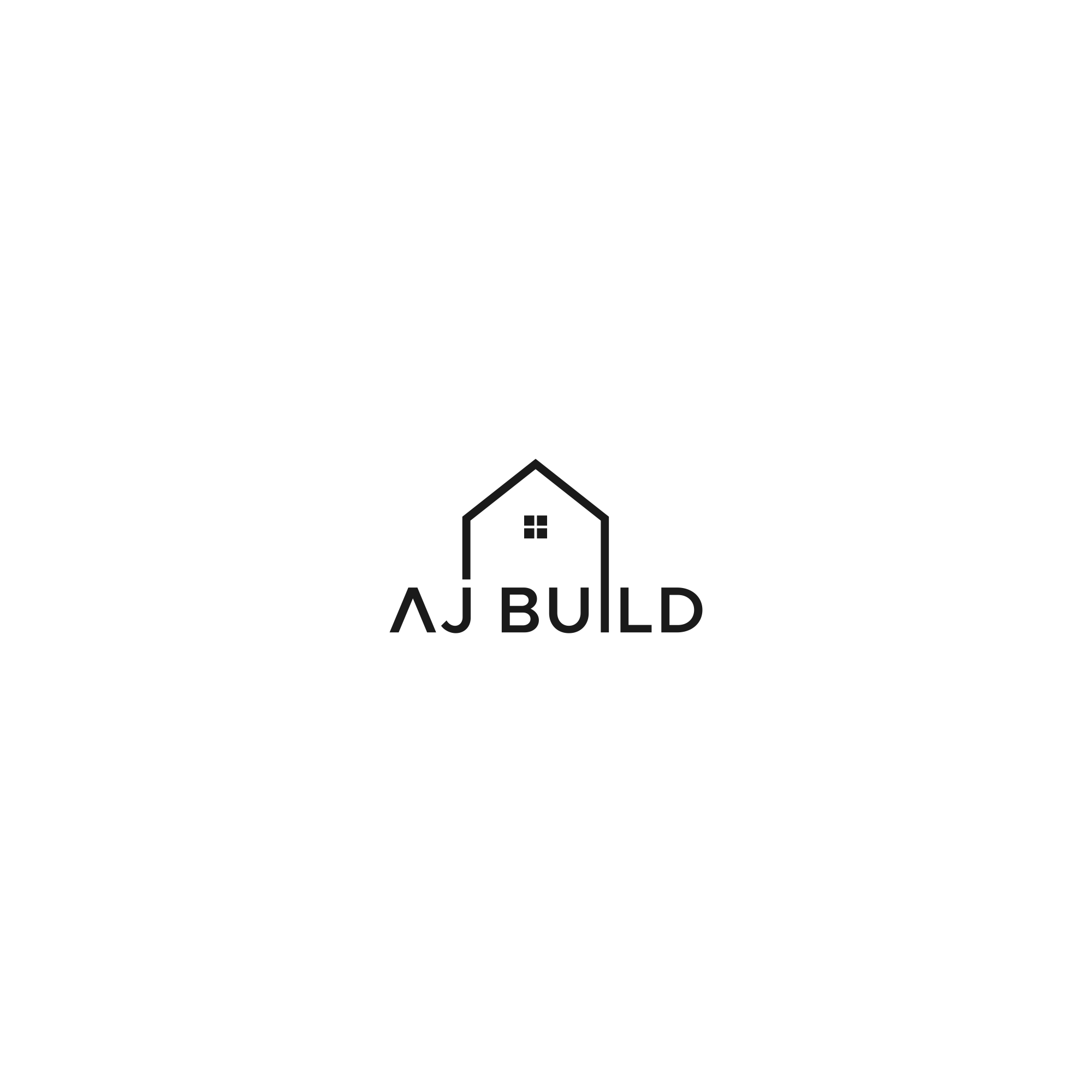 Elegant, Playful, real estate , construction Logo Design for AJ BUILD ...