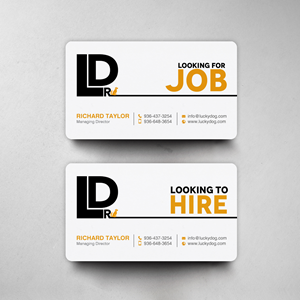 Boutique sales recruiting firm needs dual purpose business card | 62 ...