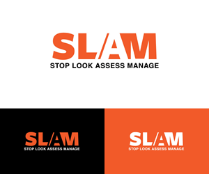 SLAM- Mill Creek Safety | 13 Logo Designs for SLAM (Stop, Look, Assess ...
