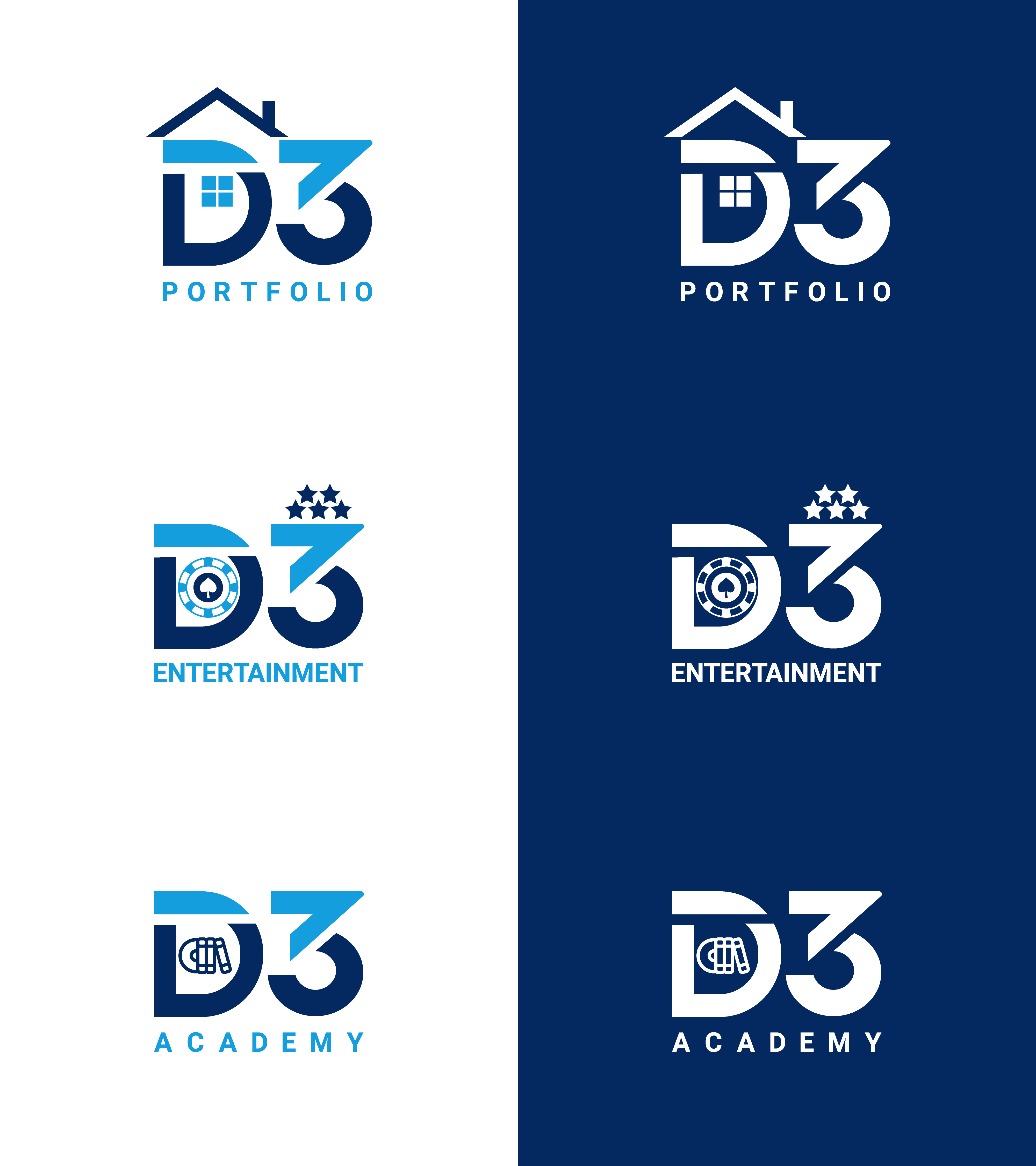 Upmarket, Professional, Real estate Logo Design for D3 Portfolio, D3 ...