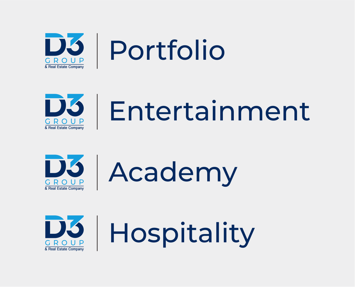 Upmarket, Professional, Real estate Logo Design for D3 Portfolio, D3 ...
