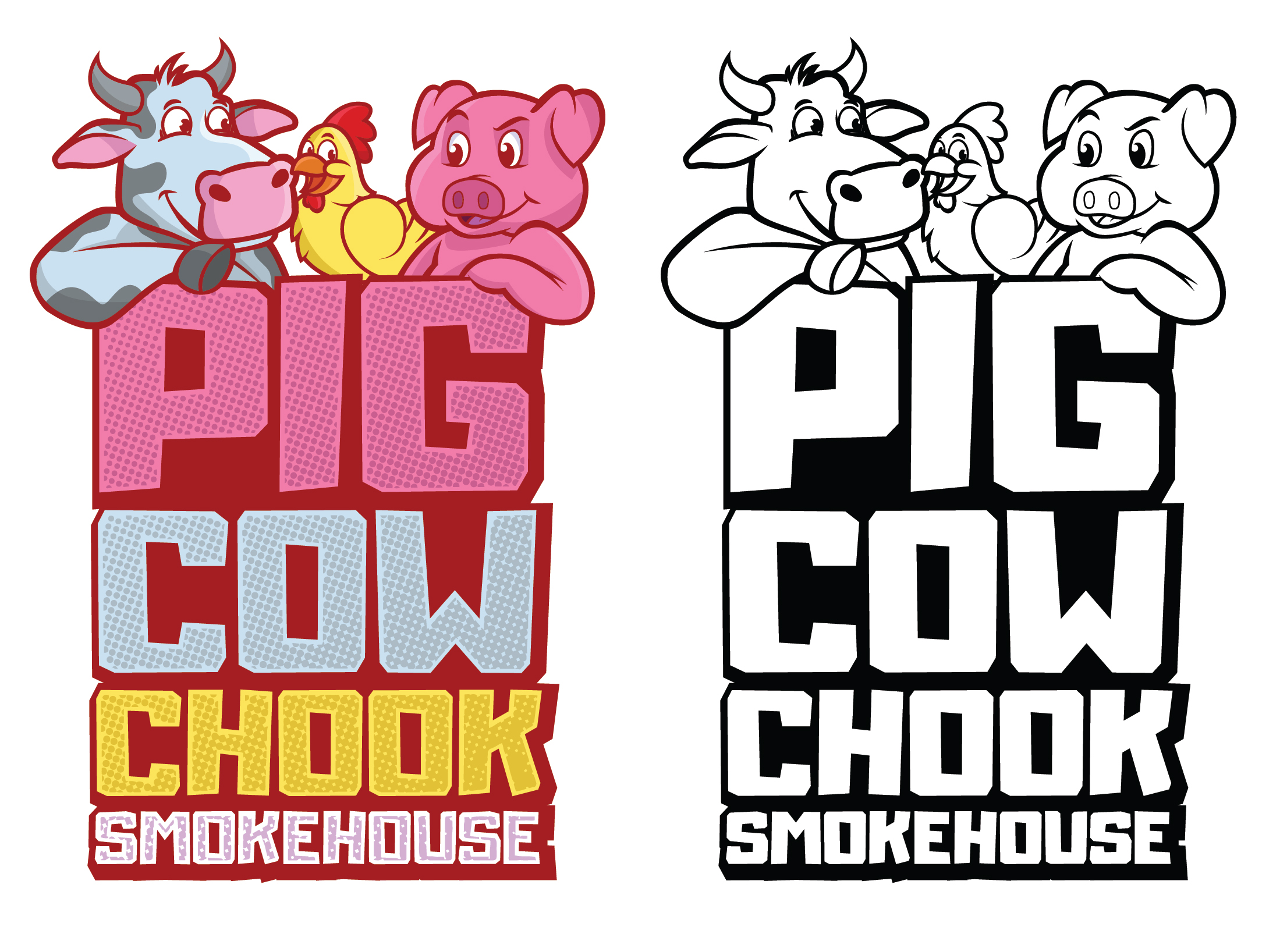Bold, Playful, Sale of Food Logo Design for Pig Cow Chook Smokehouse by ...