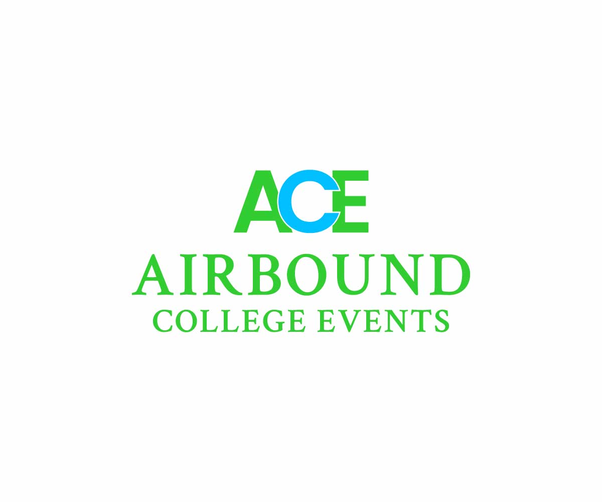 Bold, Modern Logo Design for Airbound College Events with the focus ...