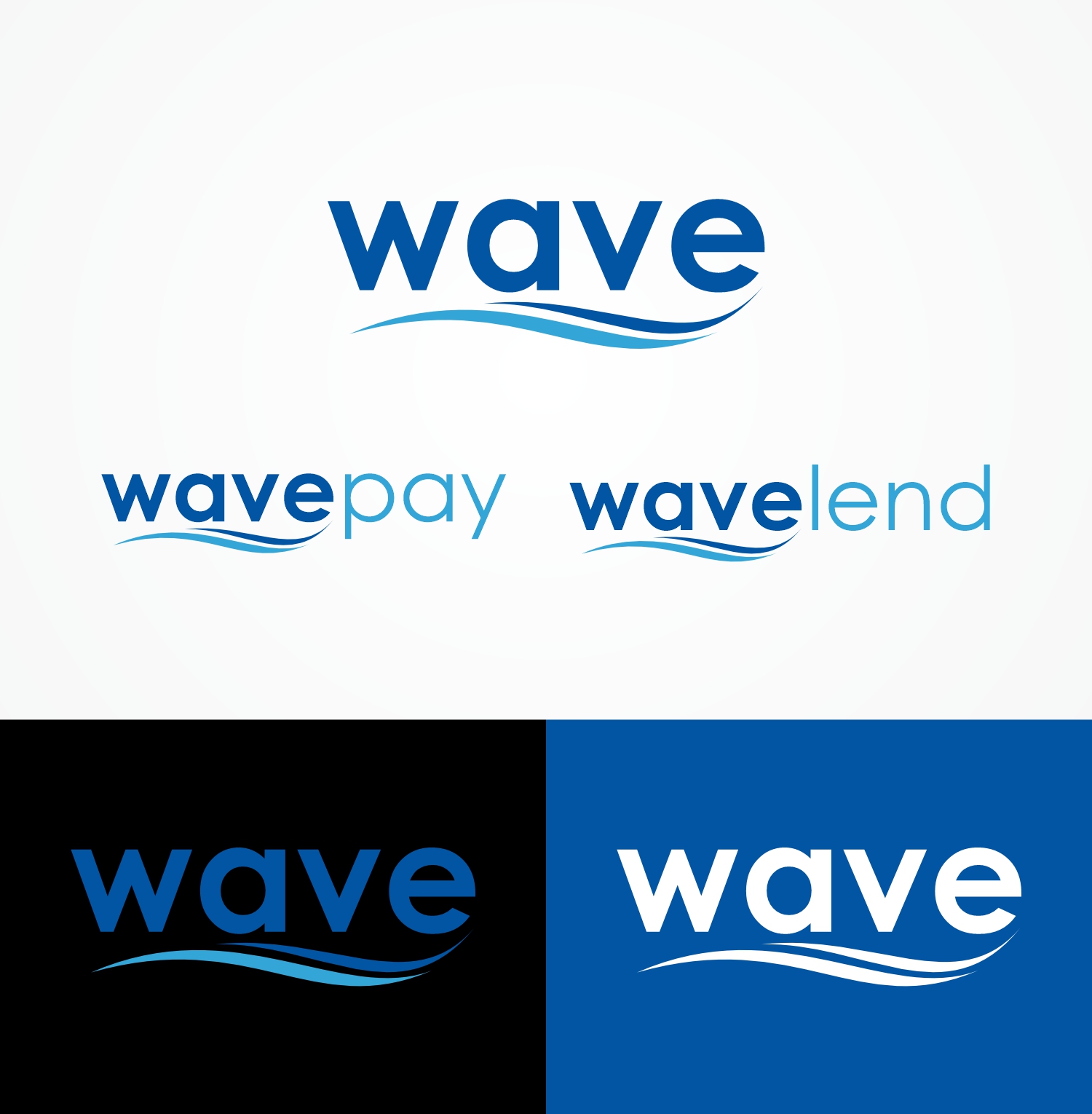 Bold, Playful, financial services Logo Design for wave wave pay wave ...