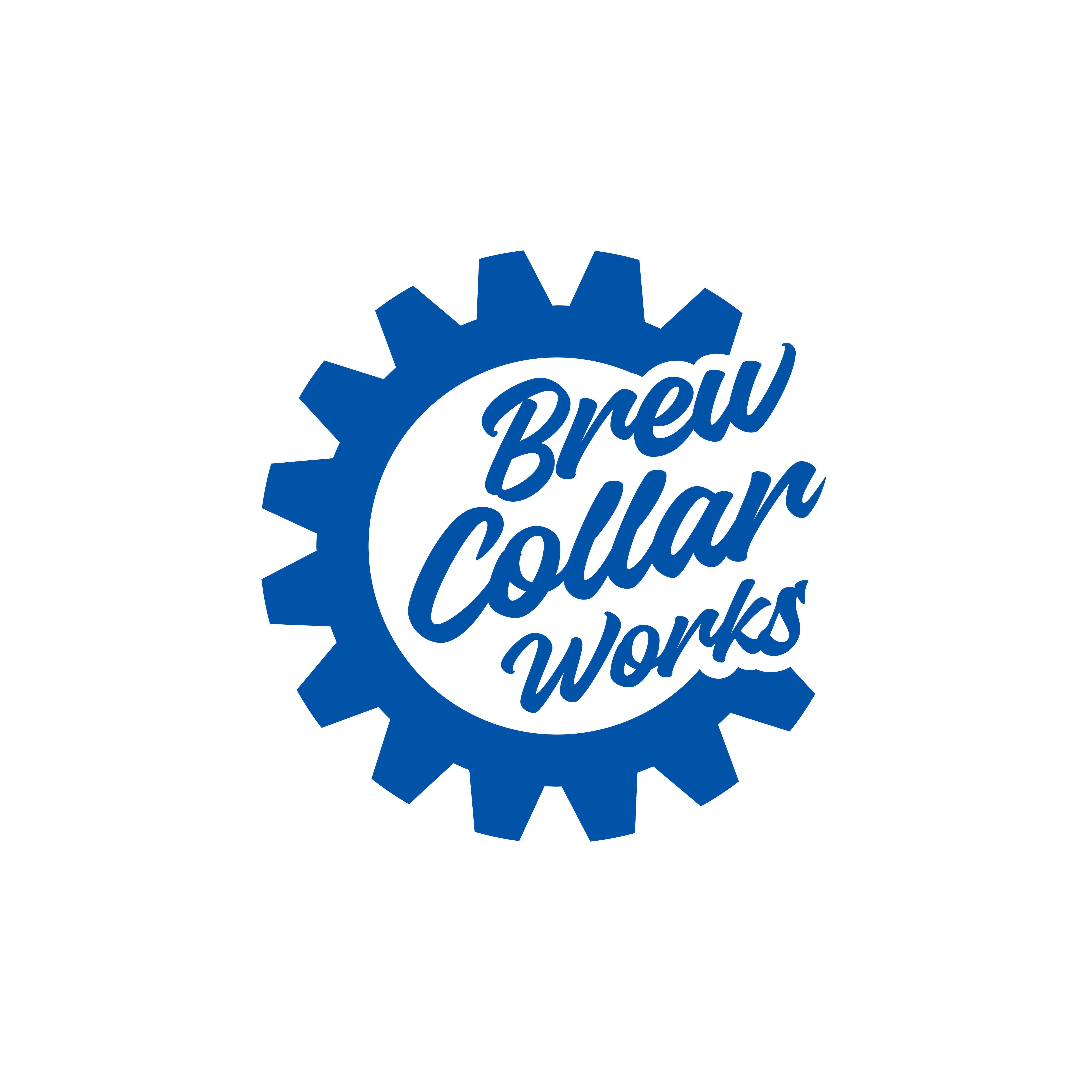 Masculine, Bold, Brewery, beer, blue collar, industrialized Logo Design ...