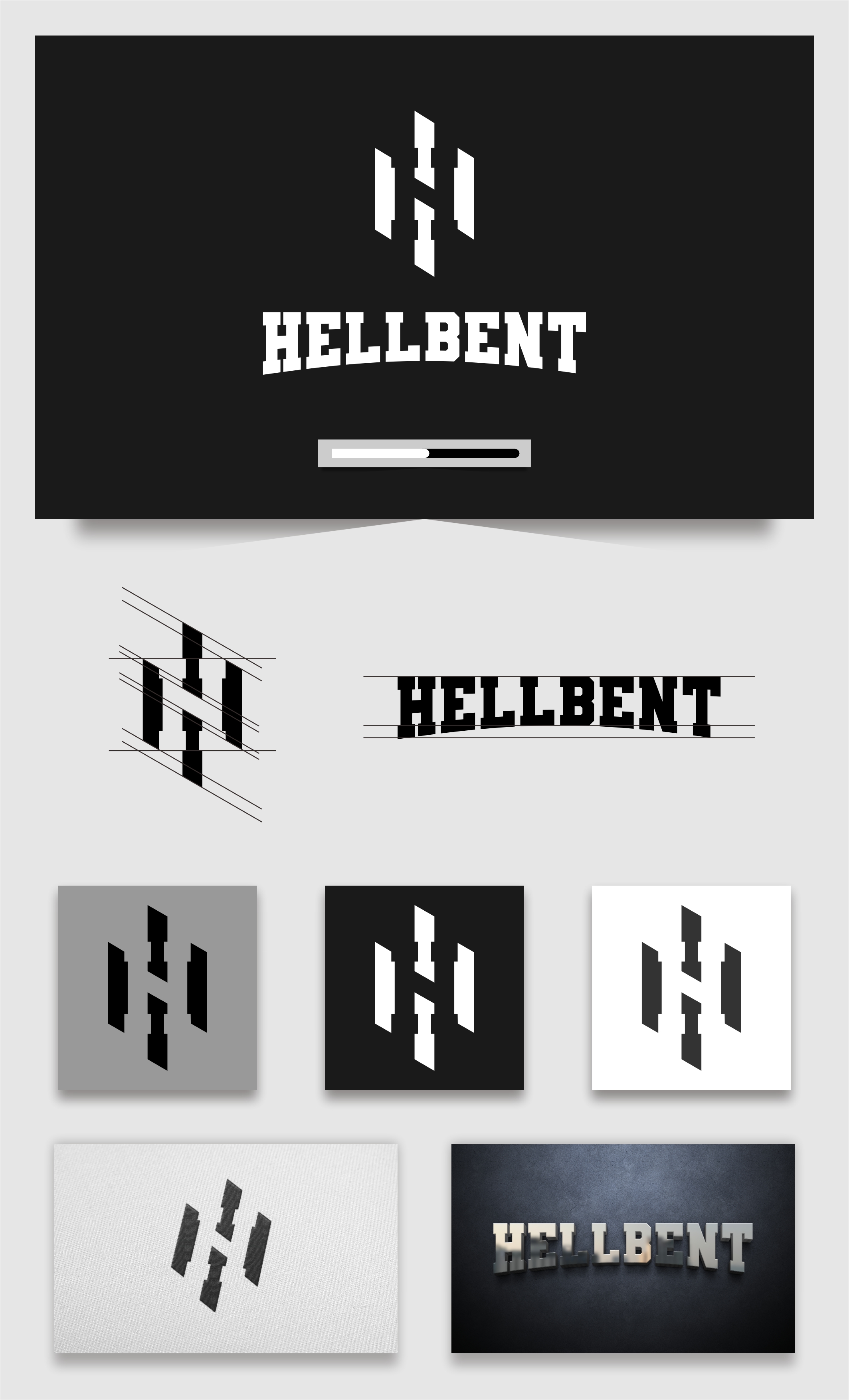 Bold, Colorful Logo Design for HELLBENT by Reiki Savian | Design #30449059