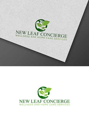 New Leaf Logo | 44 Logo Designs for "New Leaf Concierge wellness and ...