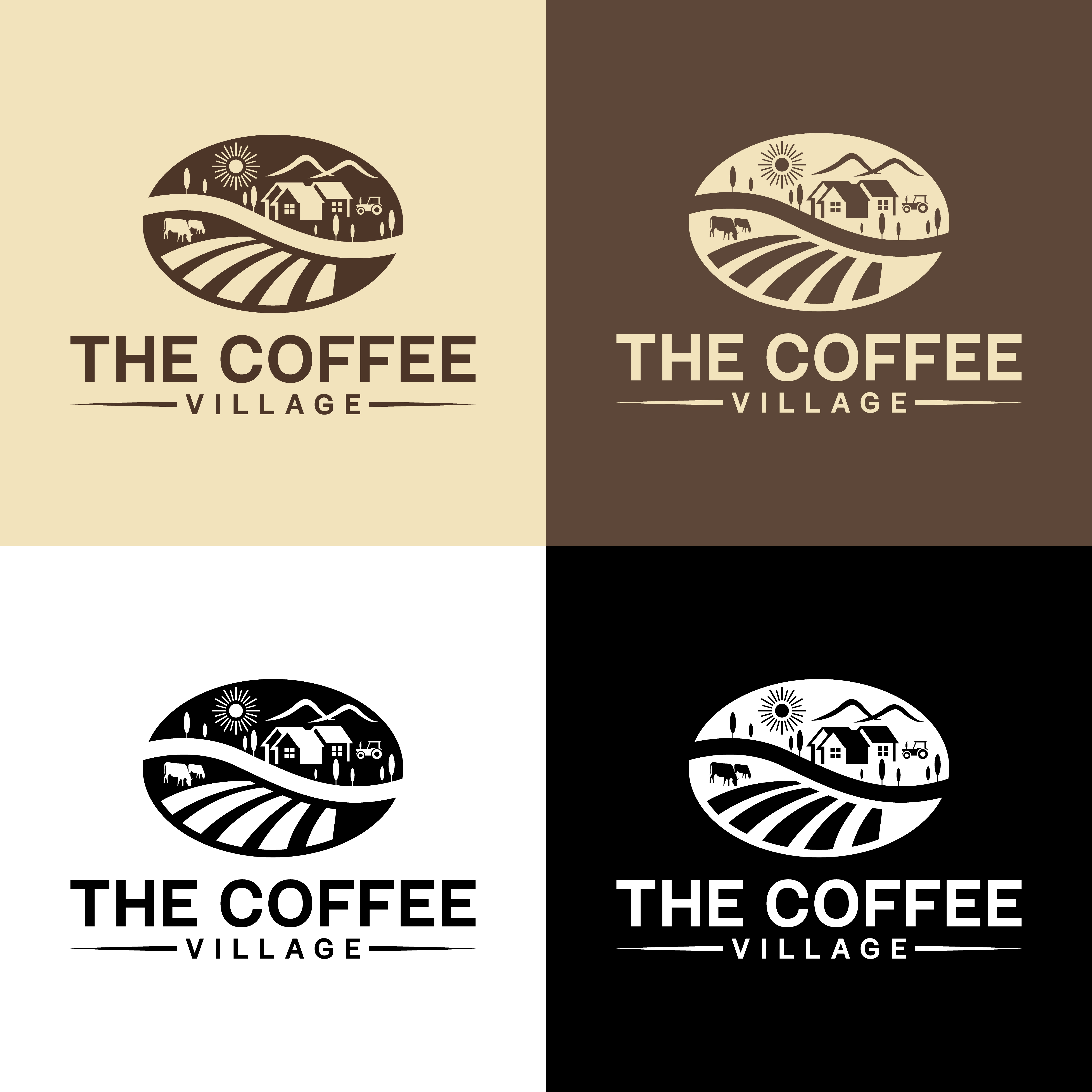 Logo Design for The Coffee Village by rohulamin007 | Design #30458947