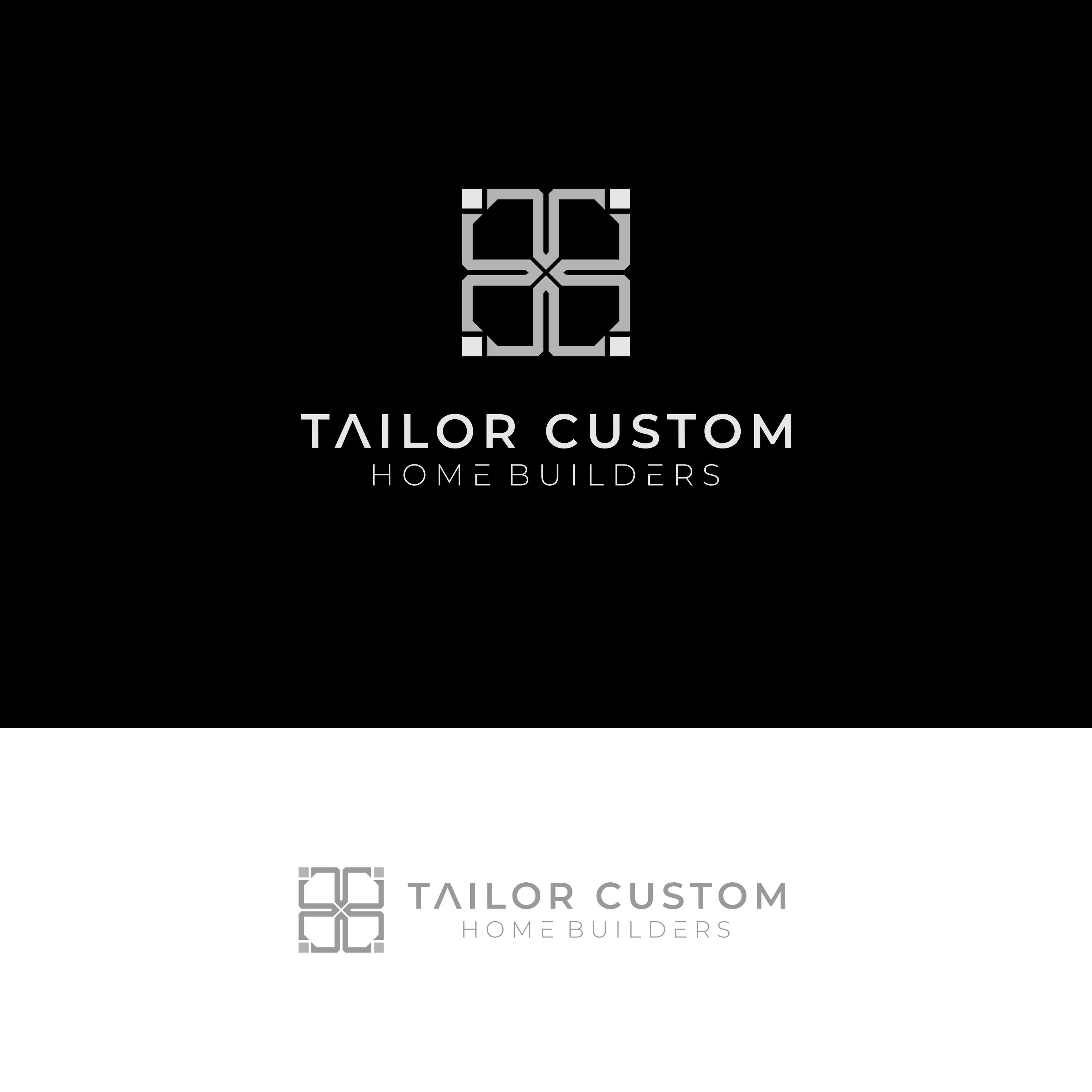 Masculine, Modern, Construction/ Home Builder Logo Design for Tailor ...
