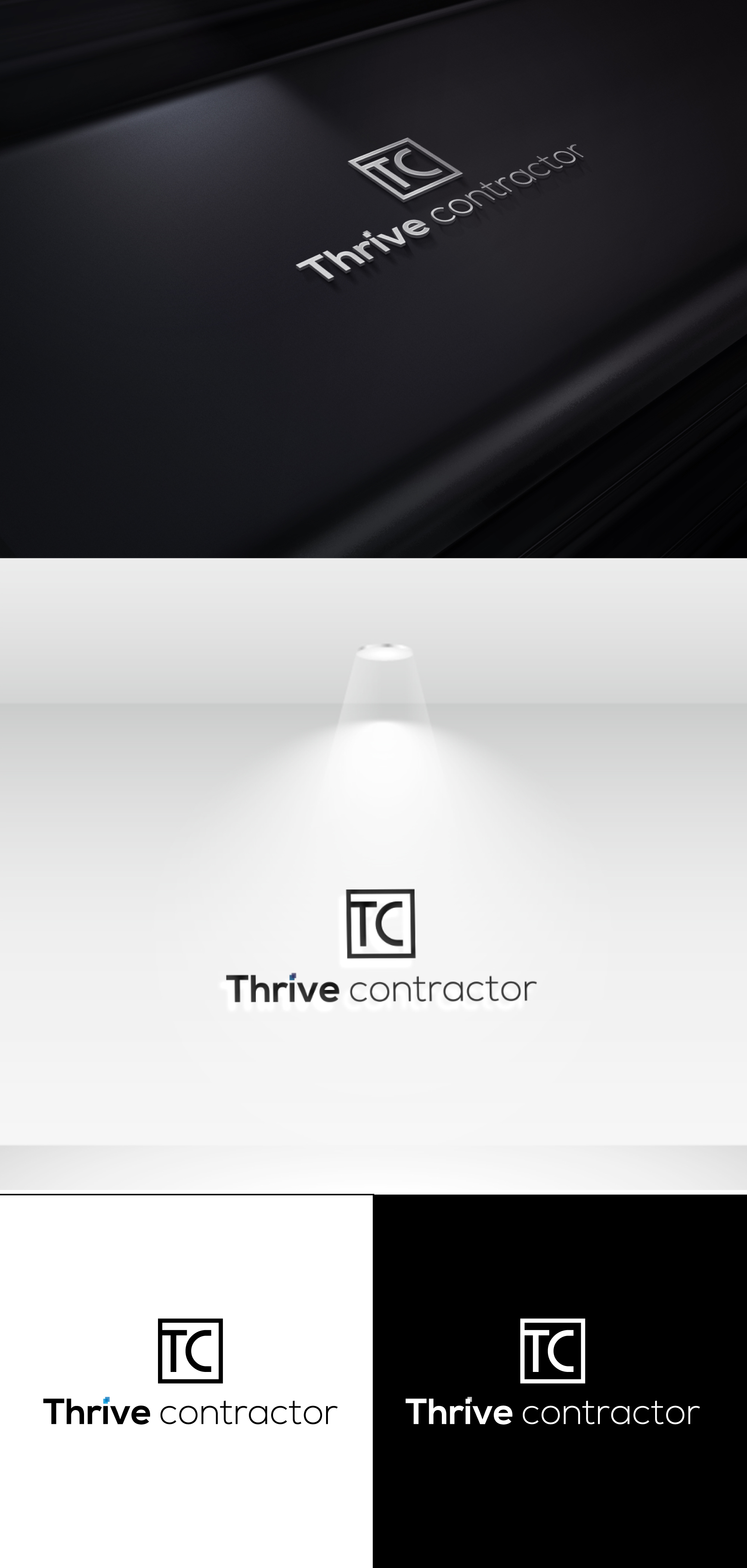 Logo Design for thrive contractor by RAFSAN10 | Design #30488654