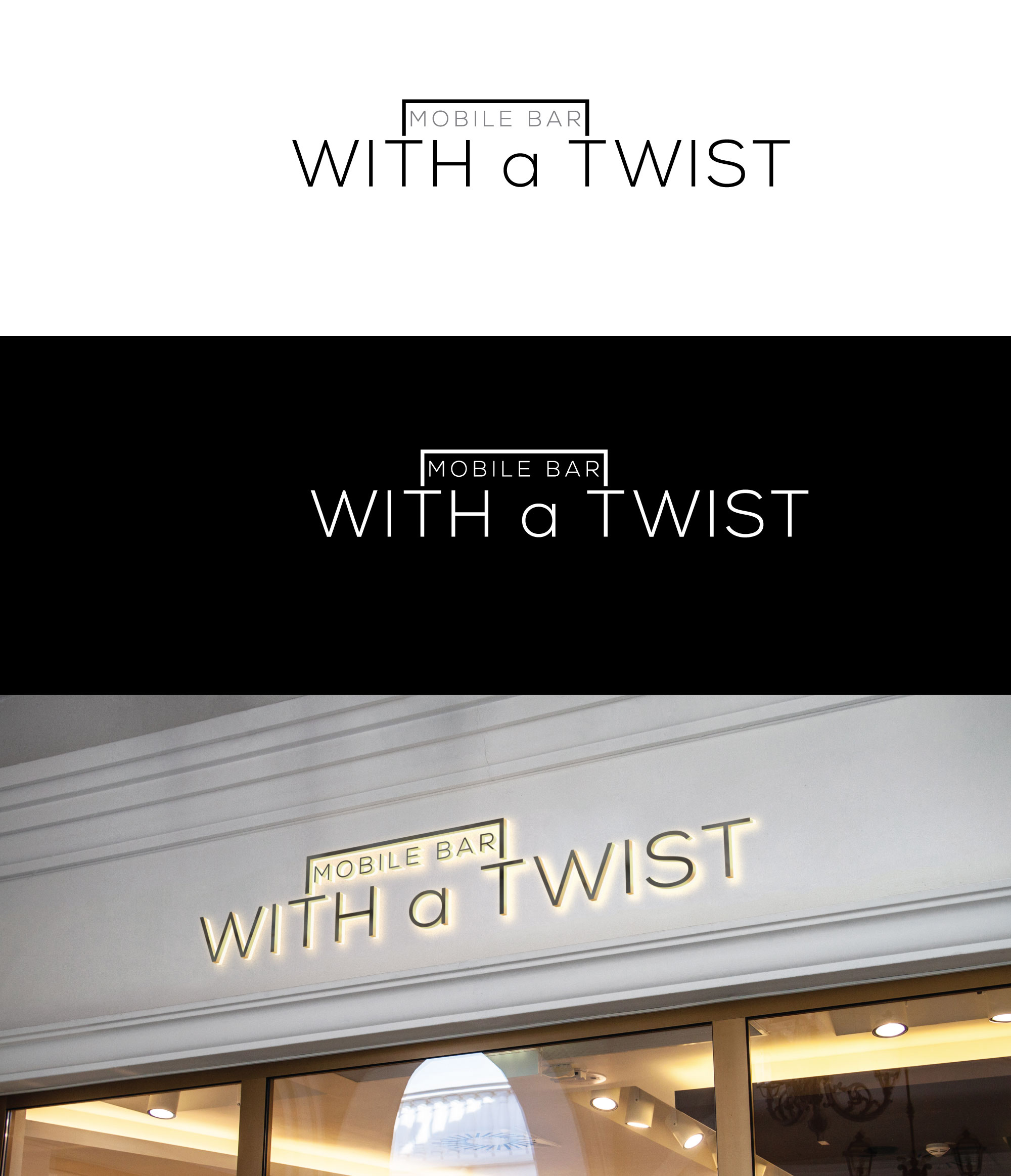 Elegant, Modern Logo Design for "With a Twist" and option of "With a ...
