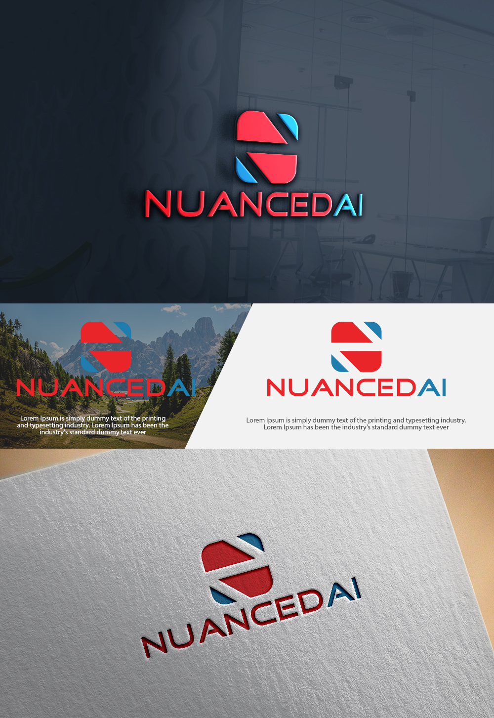 Modern, Professional, Tech Logo Design for NuancedAI or NAI or N or ...