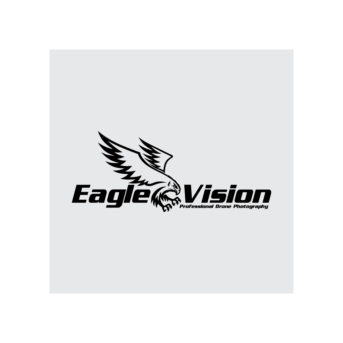 Logo Design for Eagle Vision Professional Drone Photography by MD ROKON UDDIN | Design #30533401
