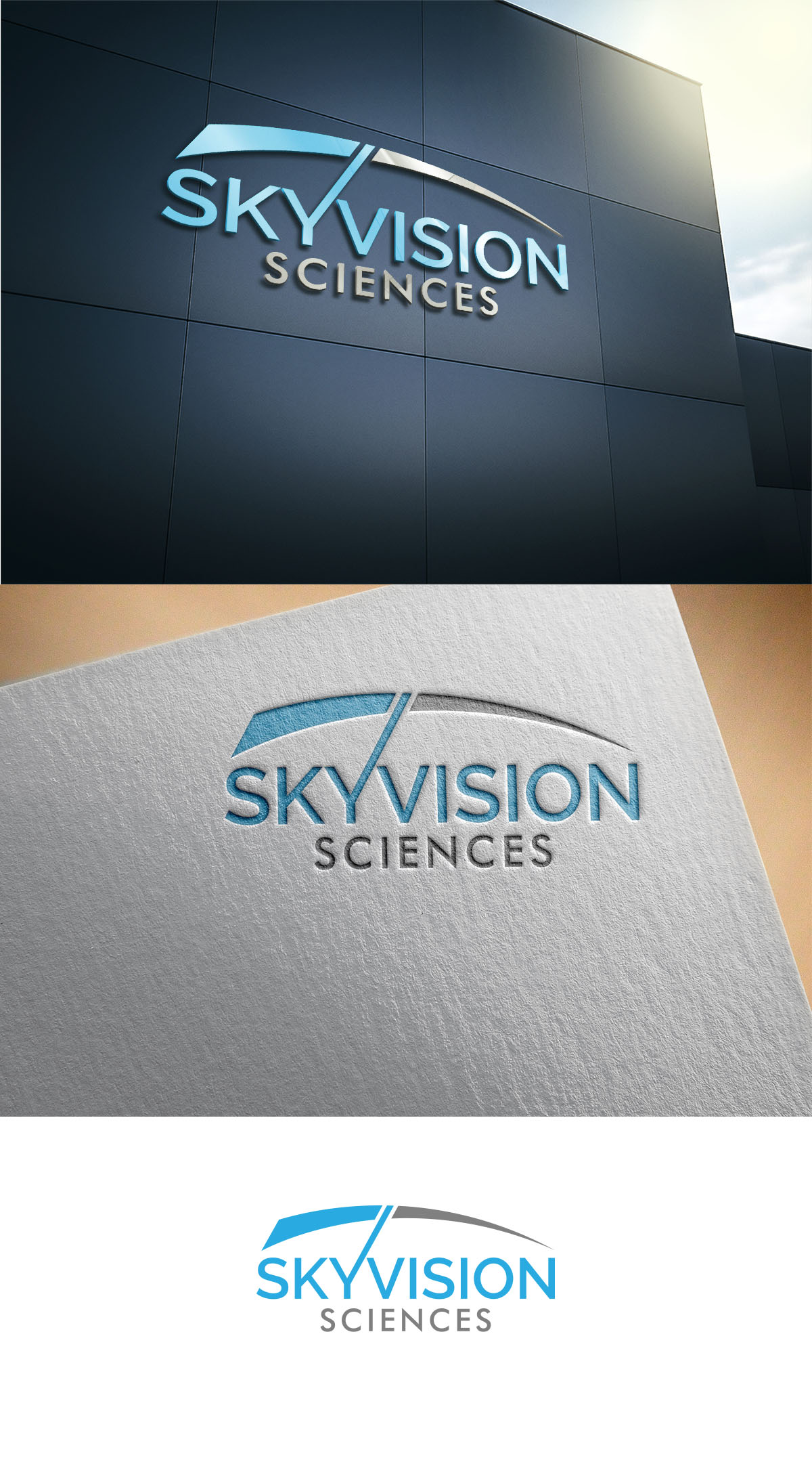 Logo Design for We need SkyVision Sciences to be attached with the logo ...