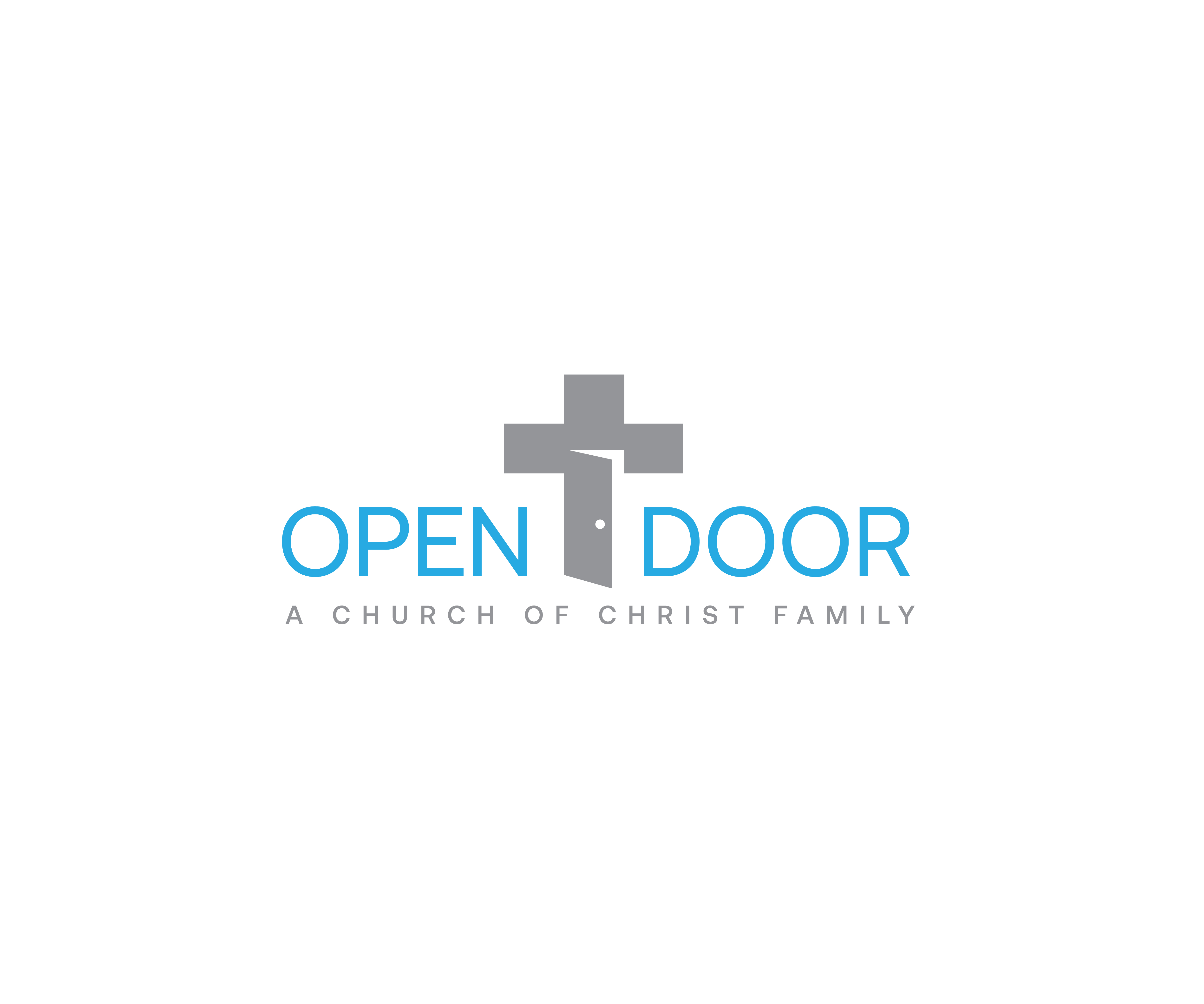 Elegant, Playful Logo Design for Open Door A Church of Christ family by ...