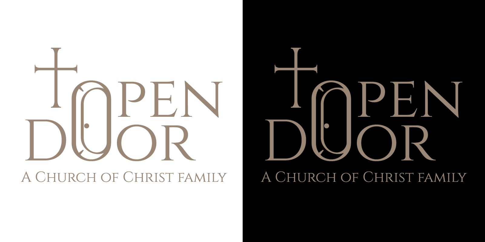 Elegant, Playful Logo Design for Open Door A Church of Christ family by ...