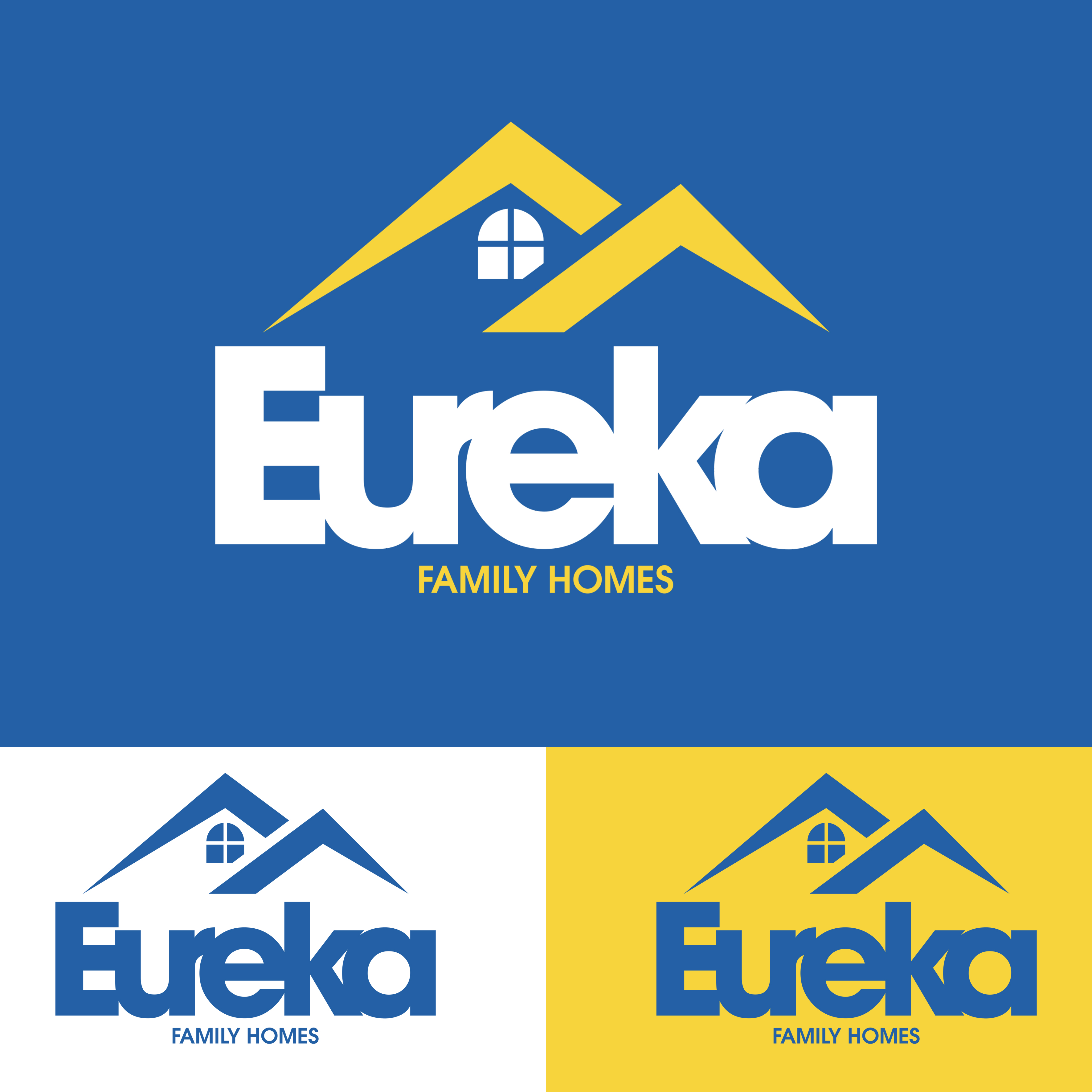 Serious, Masculine, Homes / Real Estate Logo Design for Eureka Family ...