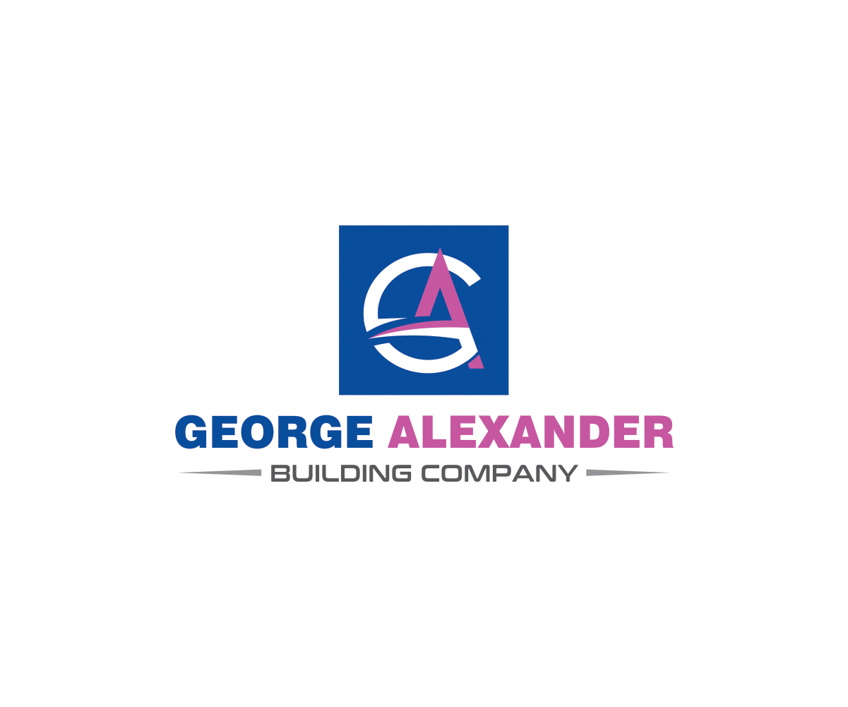 Serious, Modern, Construction Industry Logo Design for George Alexander ...