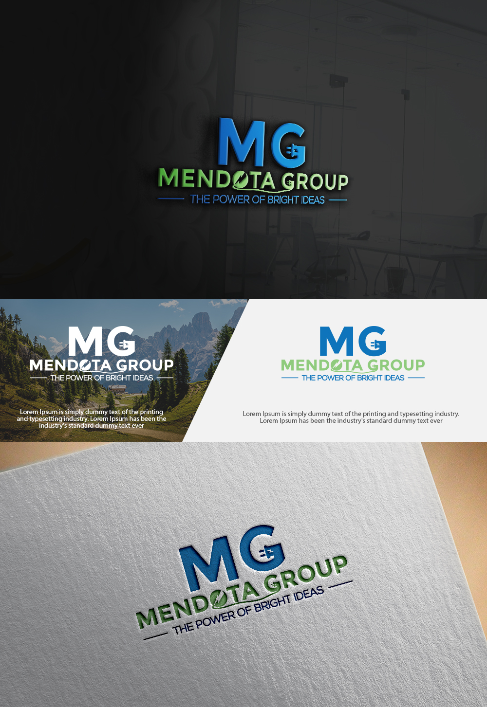 Professional, Bold Logo Design for Mendota Group or MG. We would also ...