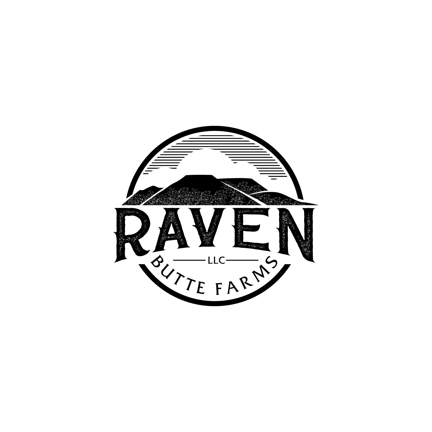 Elegant, Playful Logo Design for Raven Butte Farms Llc For short can be ...