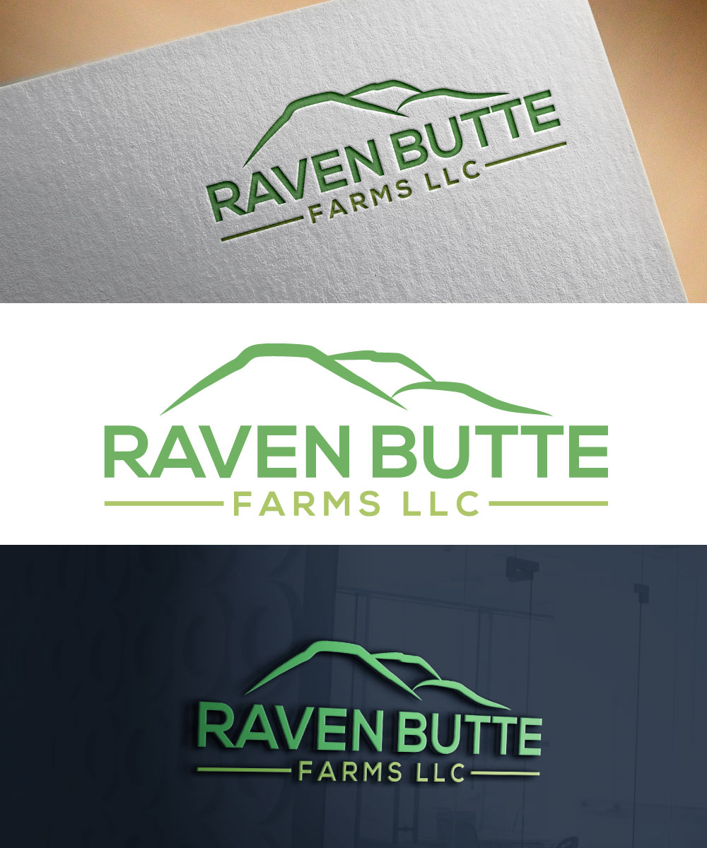 Elegant, Playful Logo Design for Raven Butte Farms Llc For short can be ...