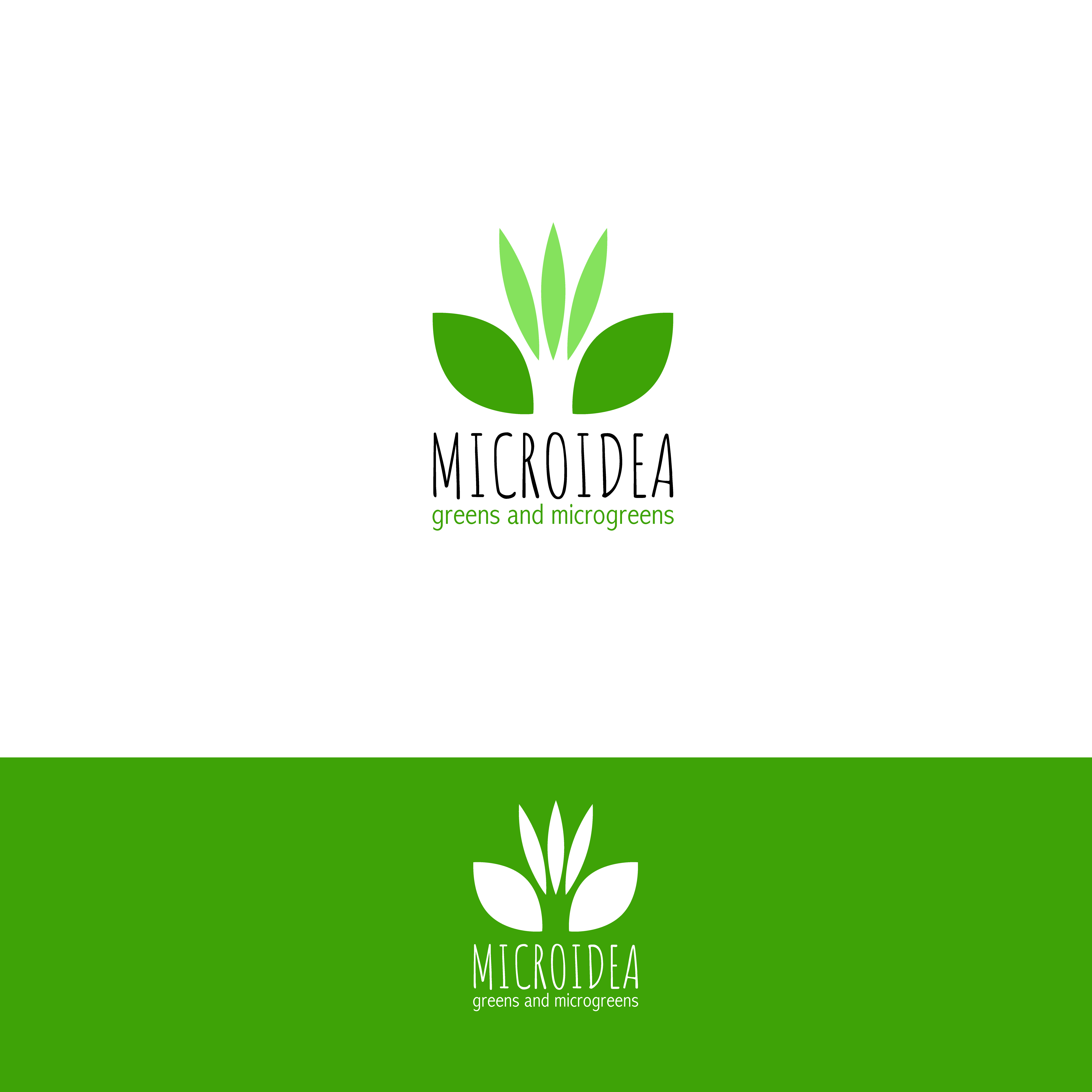 Logo Design for MICROIDEA -greens and microgreens- by mudesign | Design #30576776