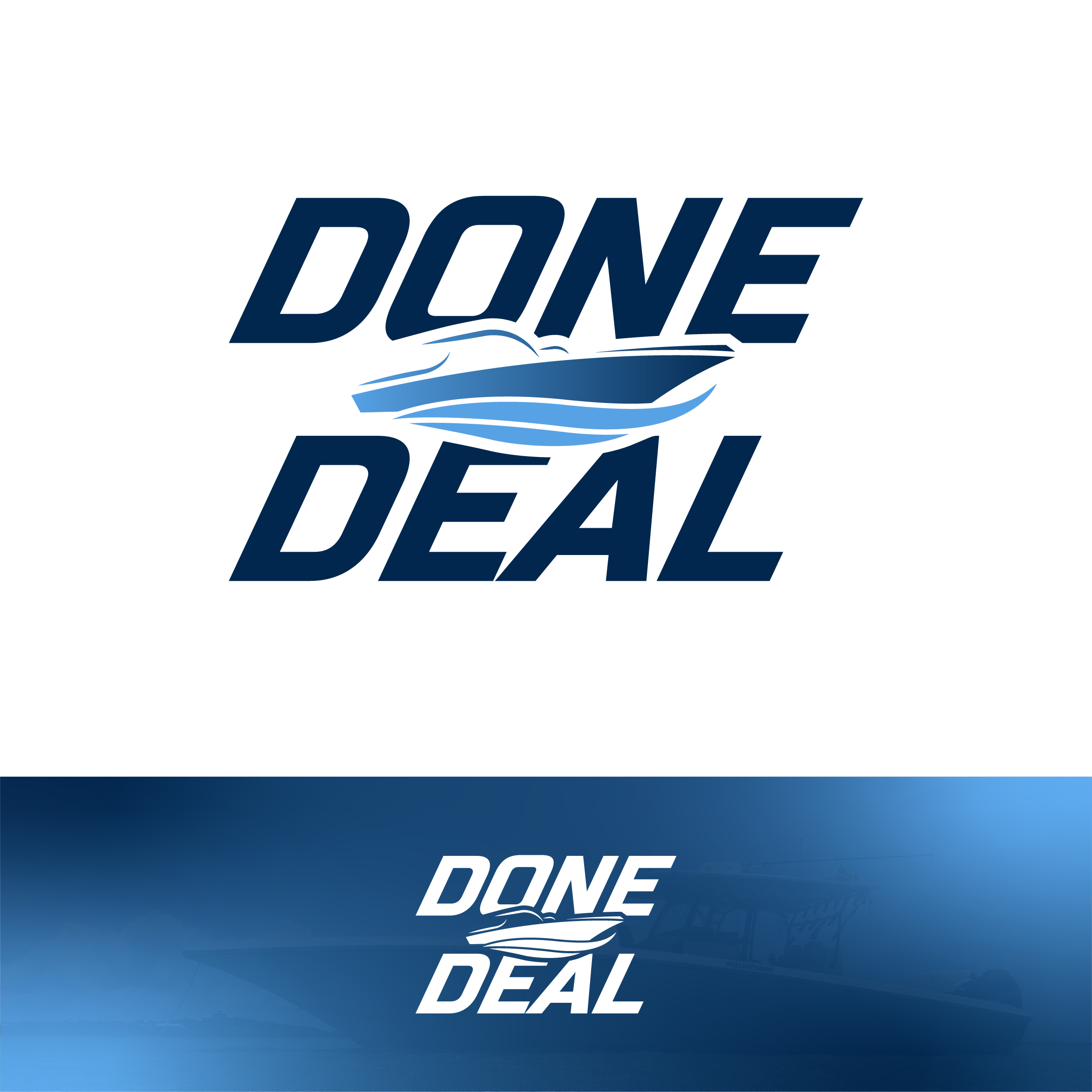 Masculine, Upmarket, Marine Logo Design for Done Deal by Aljune Castro ...